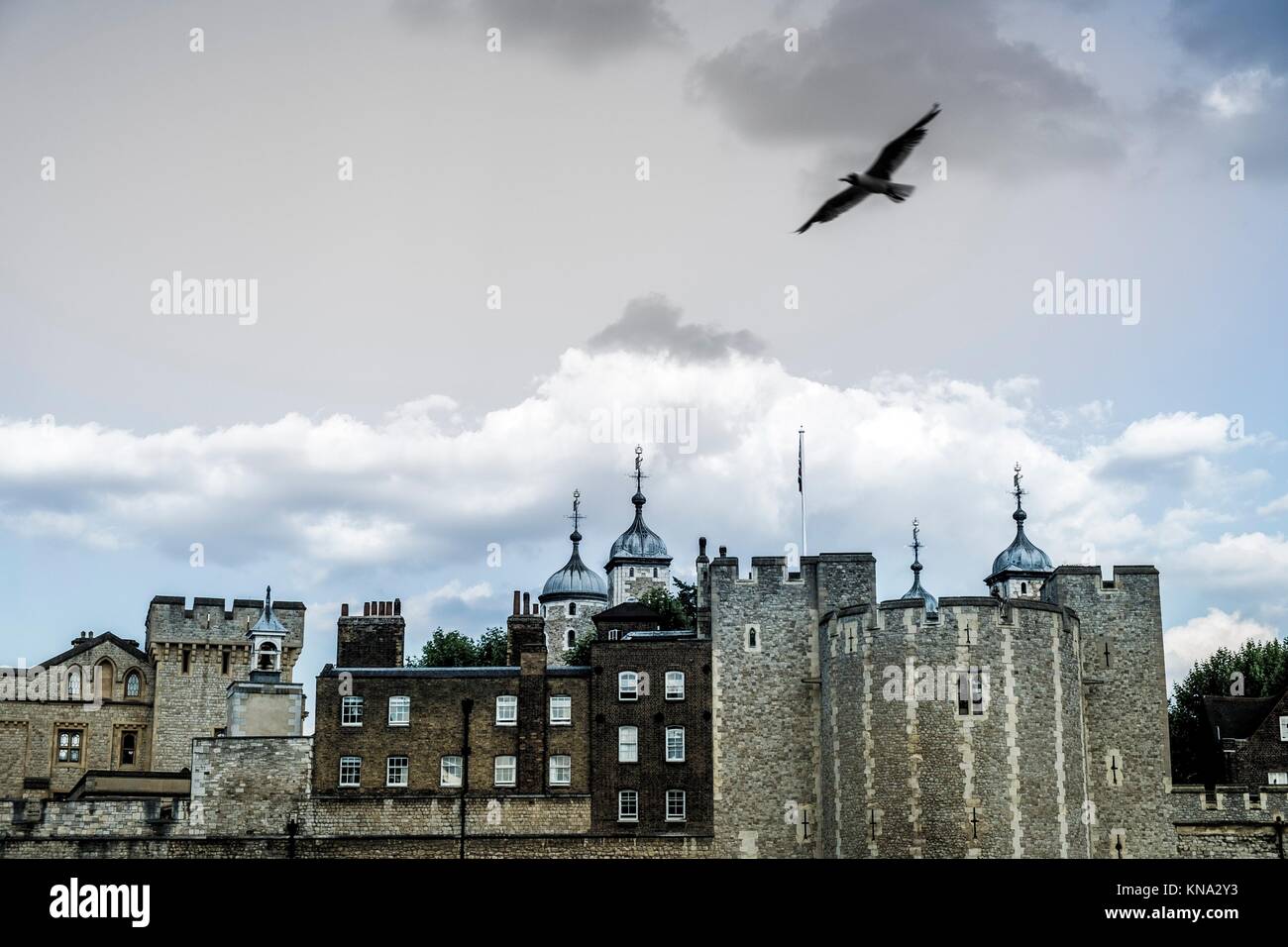 Panoramic image at city of london and tower of london hi-res stock ...