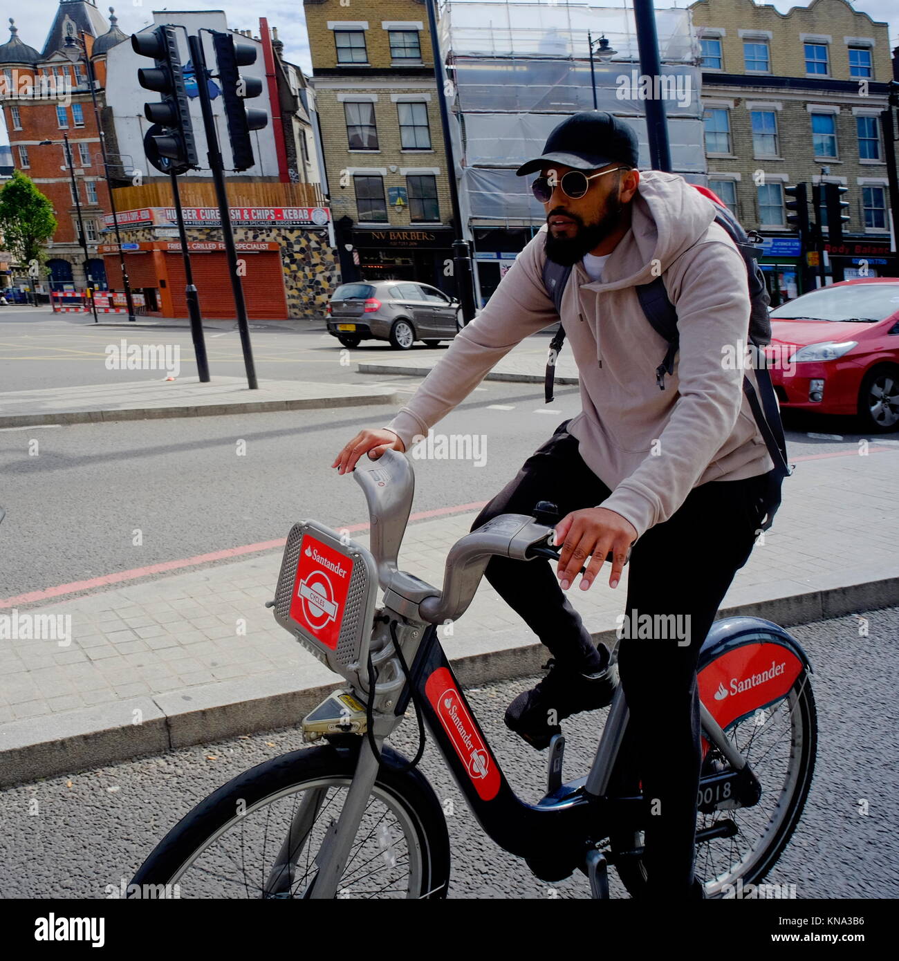 Cycling in London, England, UK Stock Photo - Alamy