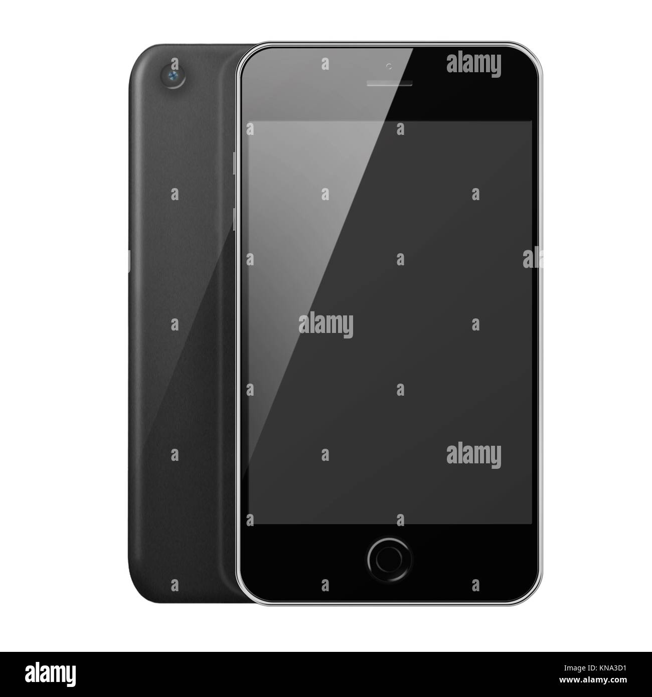 Mobile phone front back Black and White Stock Photos & Images - Alamy