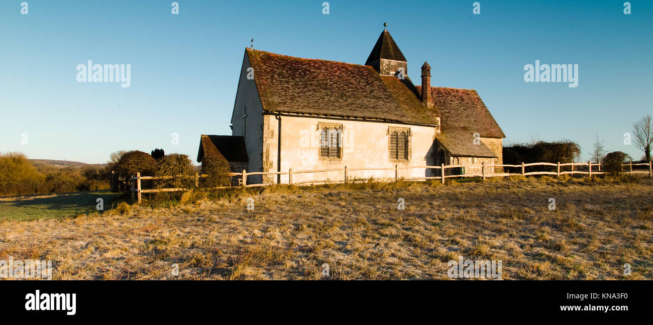 Idsworth church in hampshire hi-res stock photography and images - Alamy