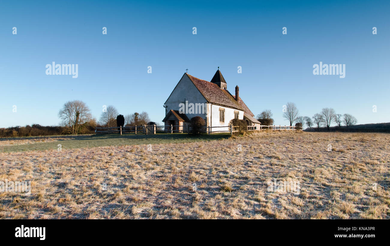 Idsworth church in hampshire hi-res stock photography and images - Alamy