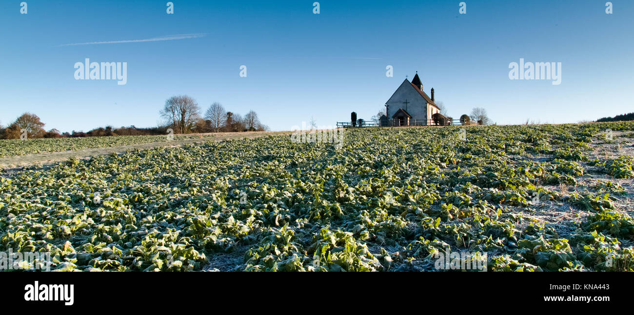Idsworth church in hampshire hi-res stock photography and images - Alamy