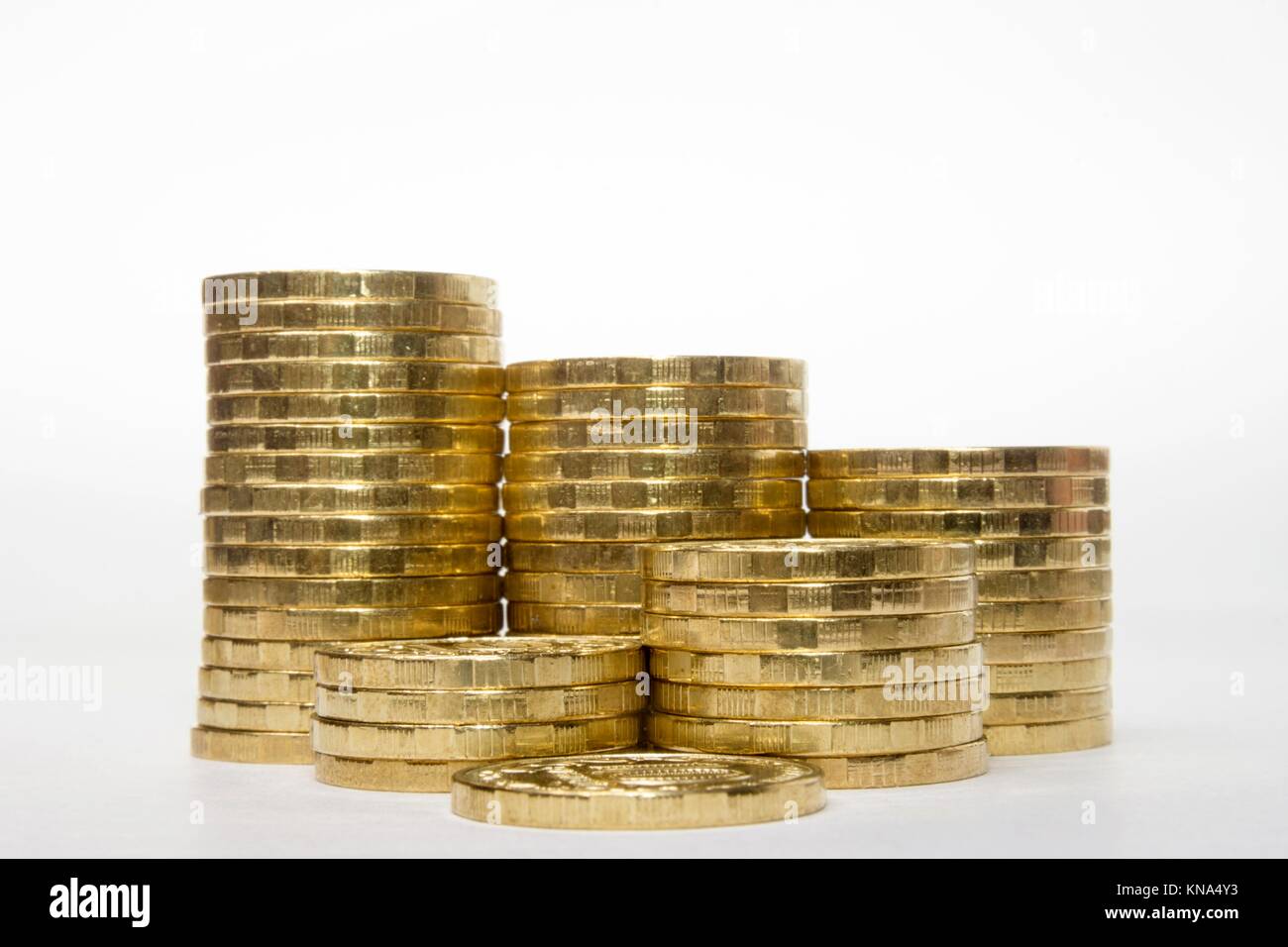 Coins Stacks Building High Resolution Stock Photography and Images - Alamy