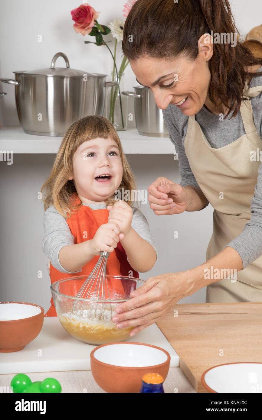 A girl whipping cream hi-res stock photography and images - Alamy