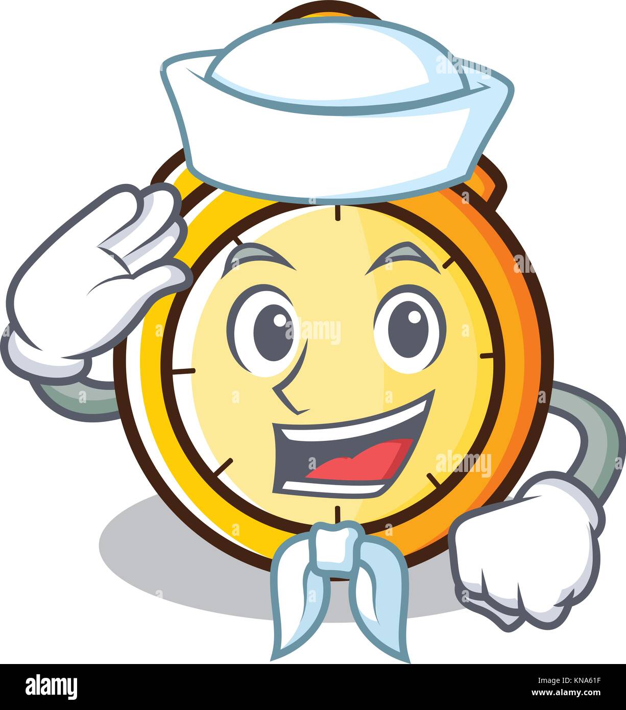 Sailor chronometer character cartoon style Stock Vector Image & Art - Alamy