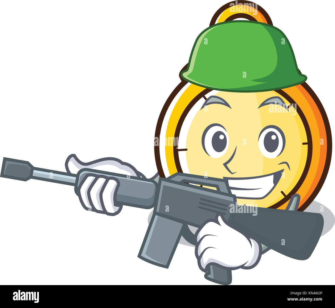 Army chronometer character cartoon style Stock Vector Image & Art - Alamy