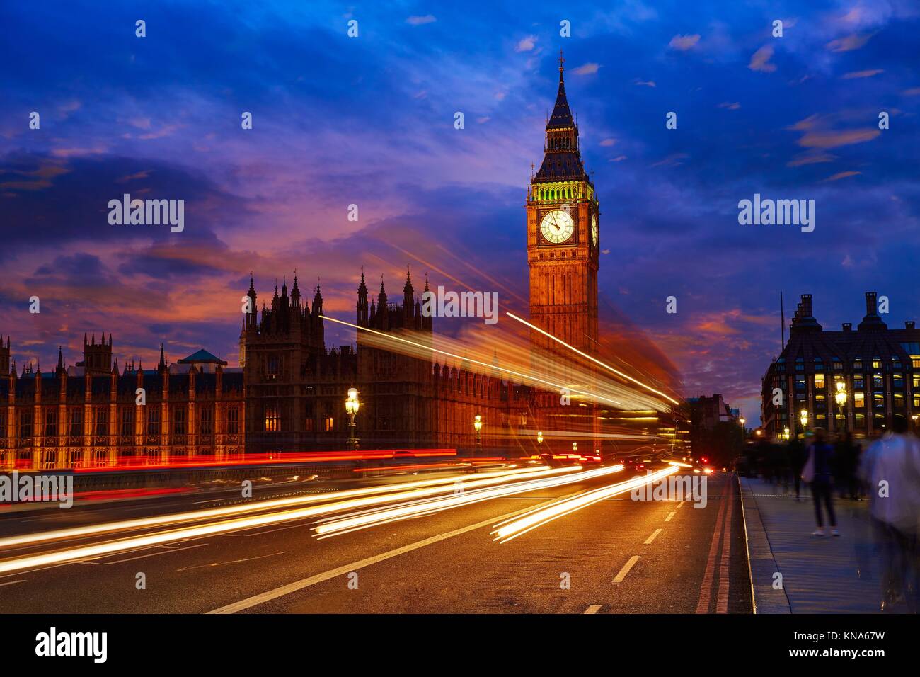 Big ben clock night hi-res stock photography and images - Alamy
