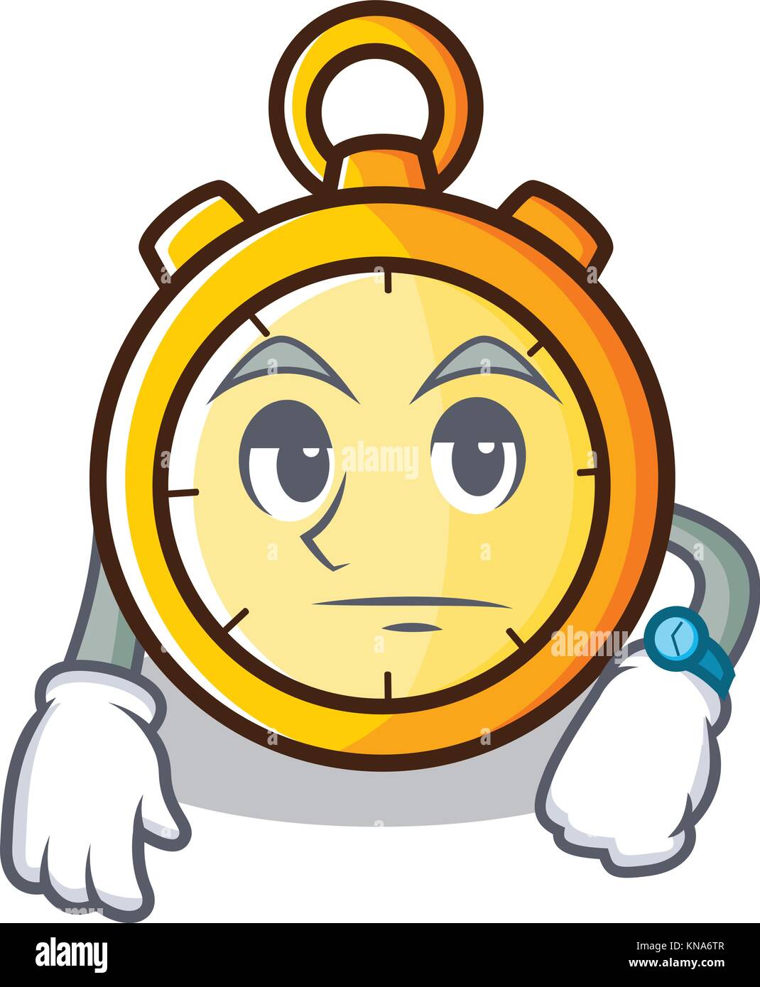 Waiting chronometer character cartoon style Stock Vector Image & Art ...