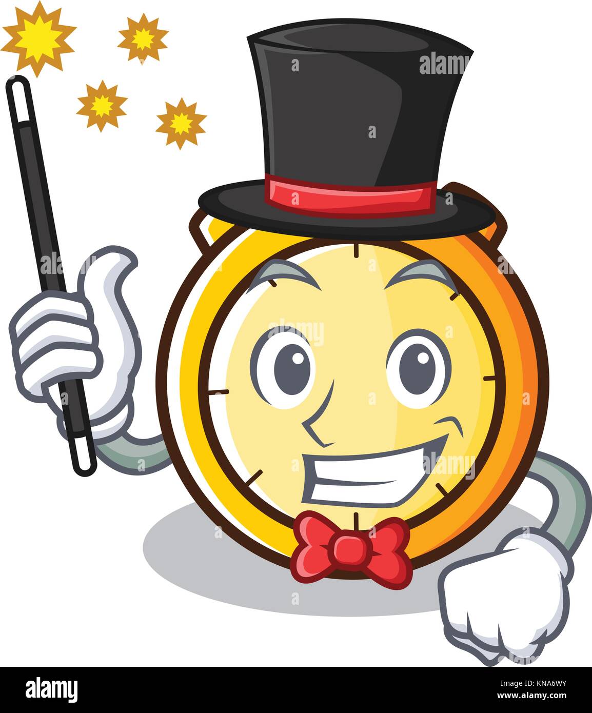 Magician chronometer character cartoon style Stock Vector Image & Art ...