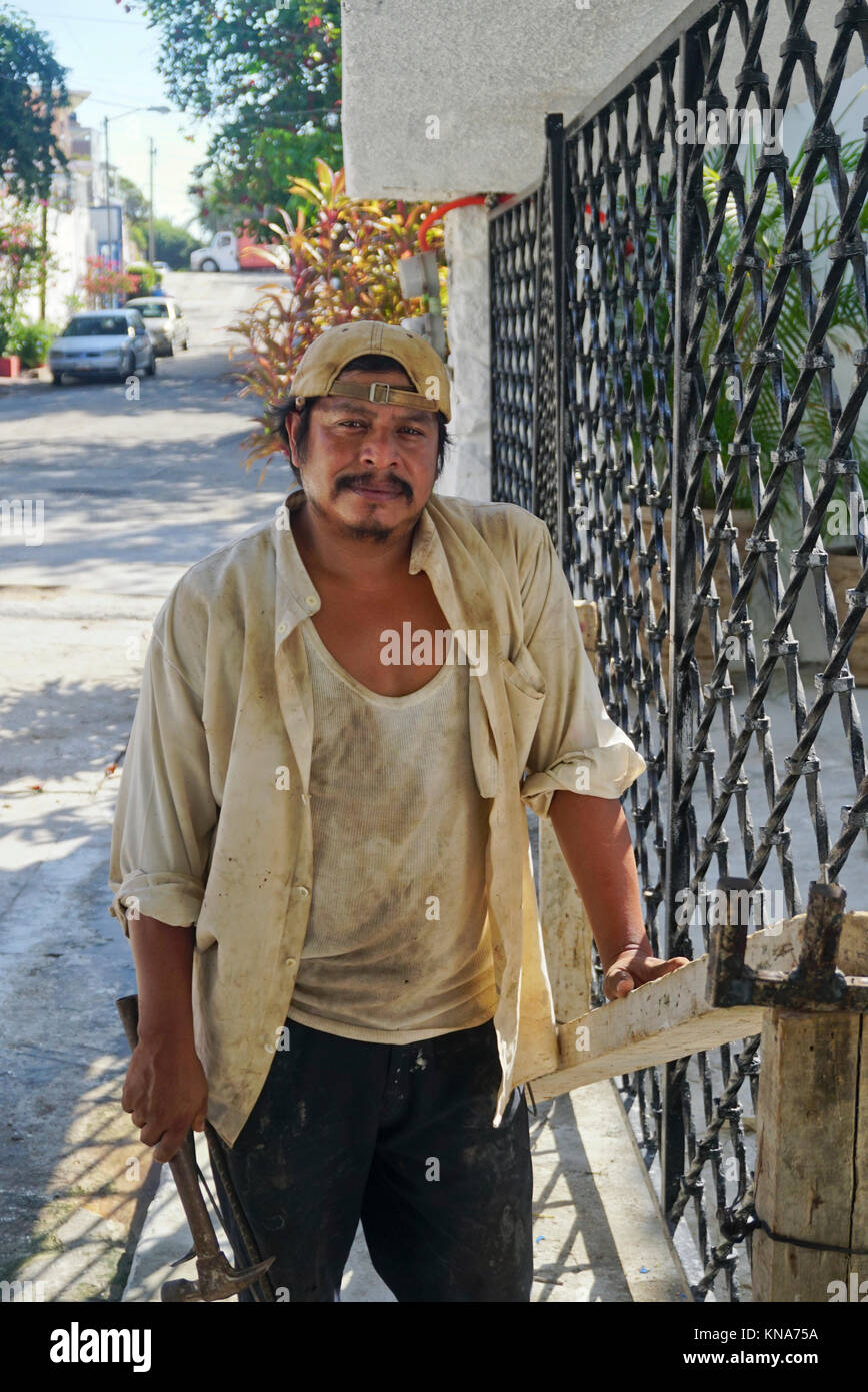 Hired help at Mexican home, Acapulco, Mexico Stock Photo - Alamy