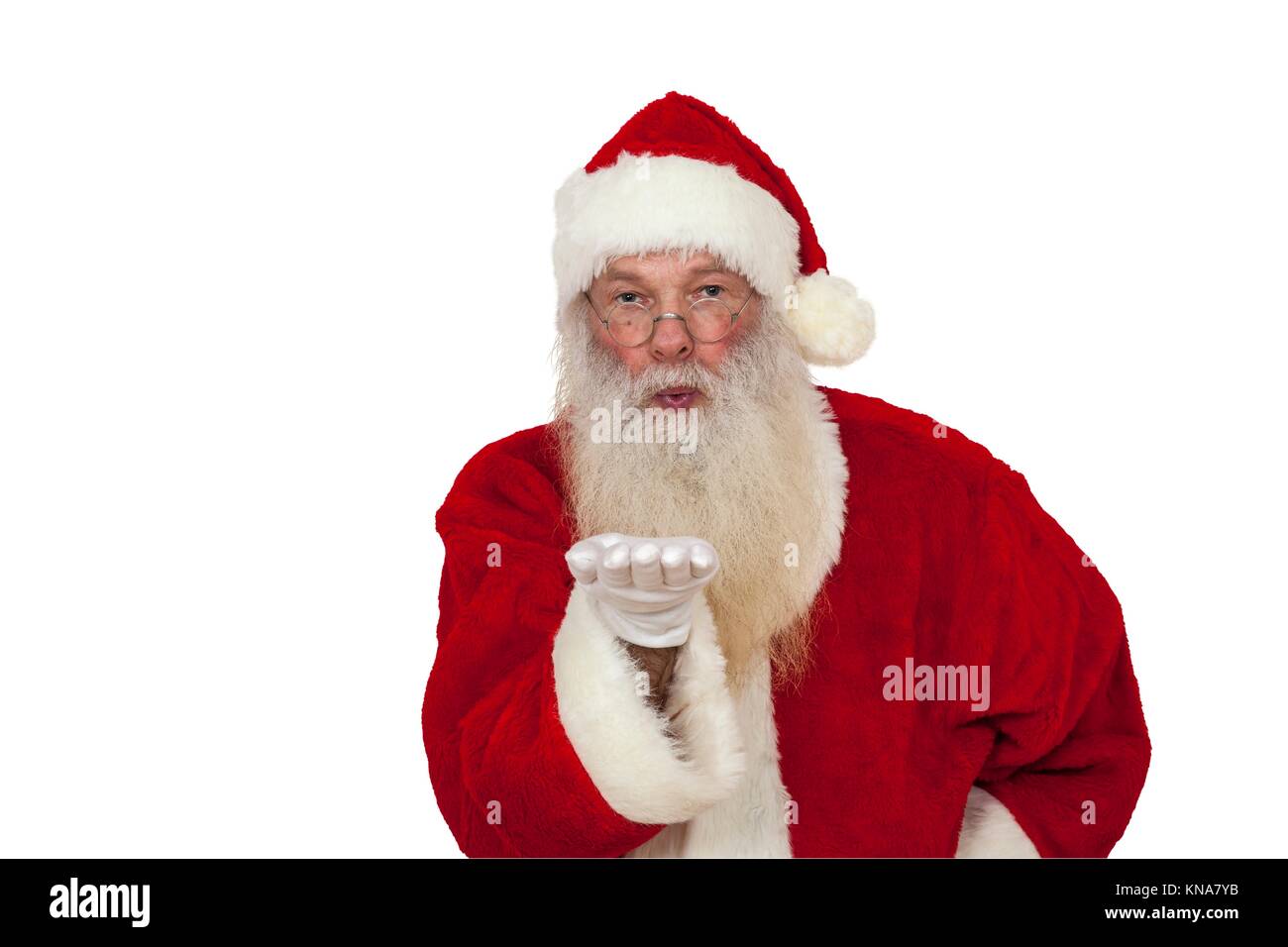 Man blowing and hand hi-res stock photography and images - Alamy