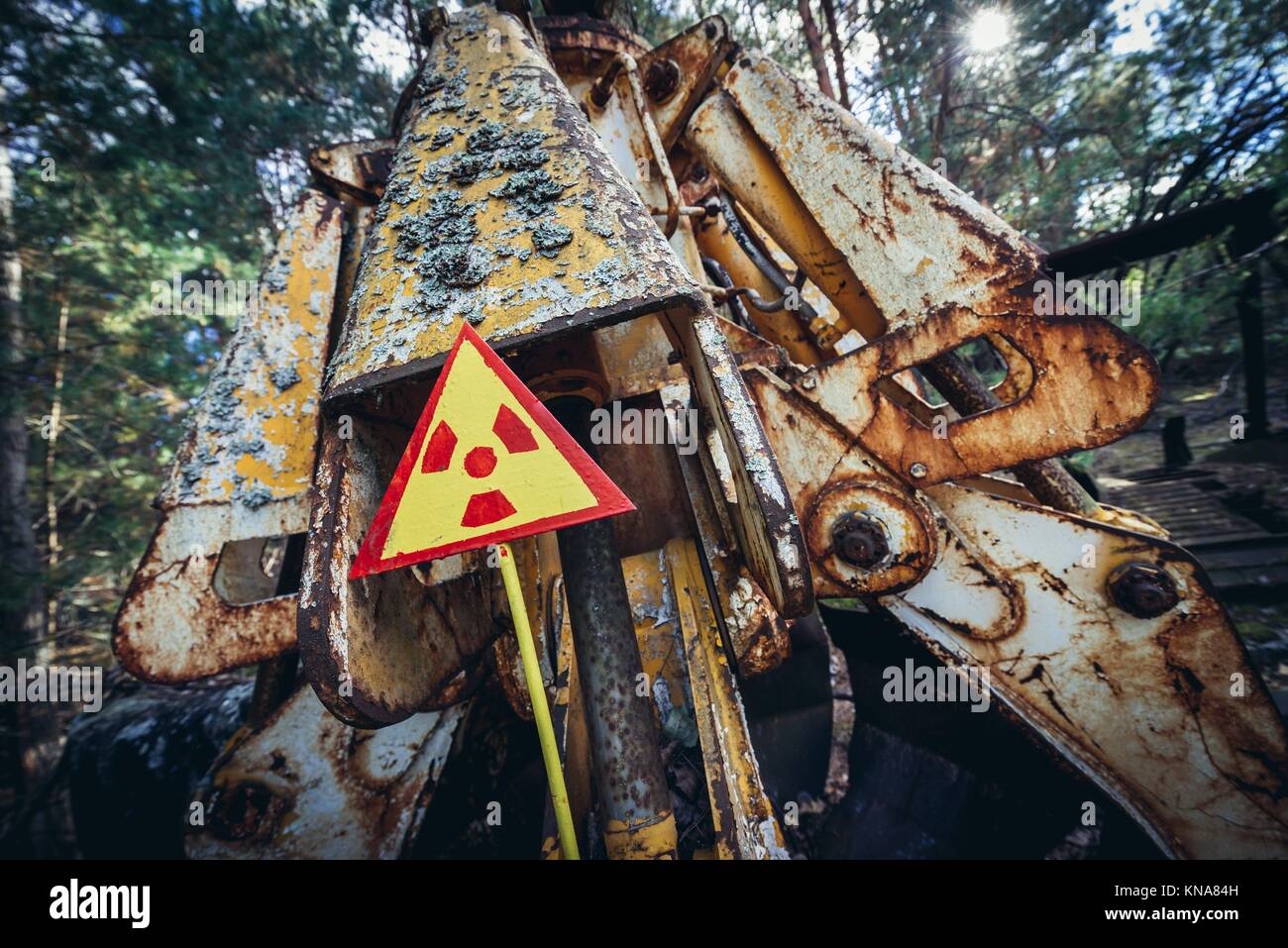 Chernobyl warning sign hi-res stock photography and images - Alamy