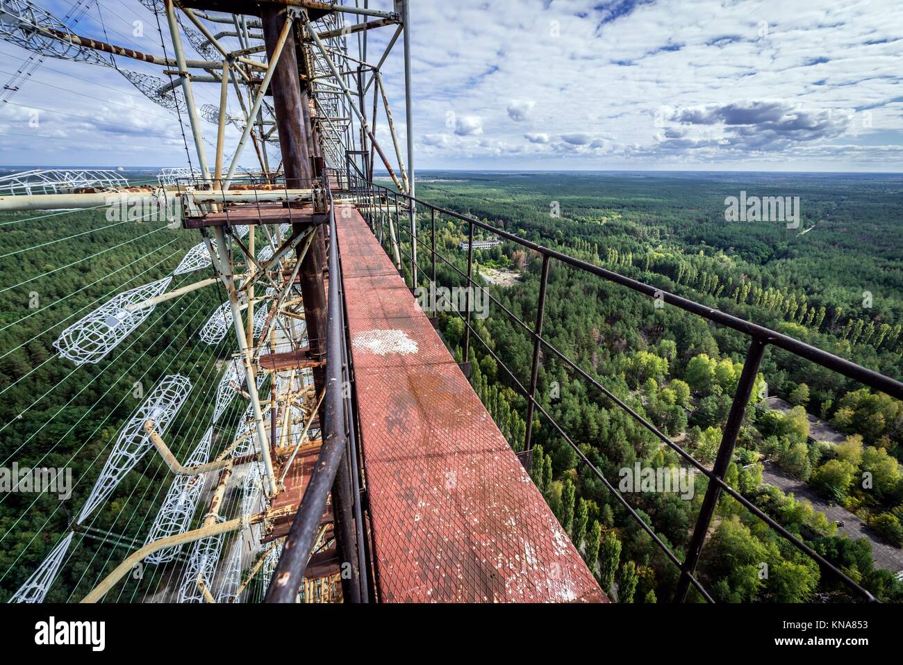 Soviet radar duga near chernobyl hi-res stock photography and images ...