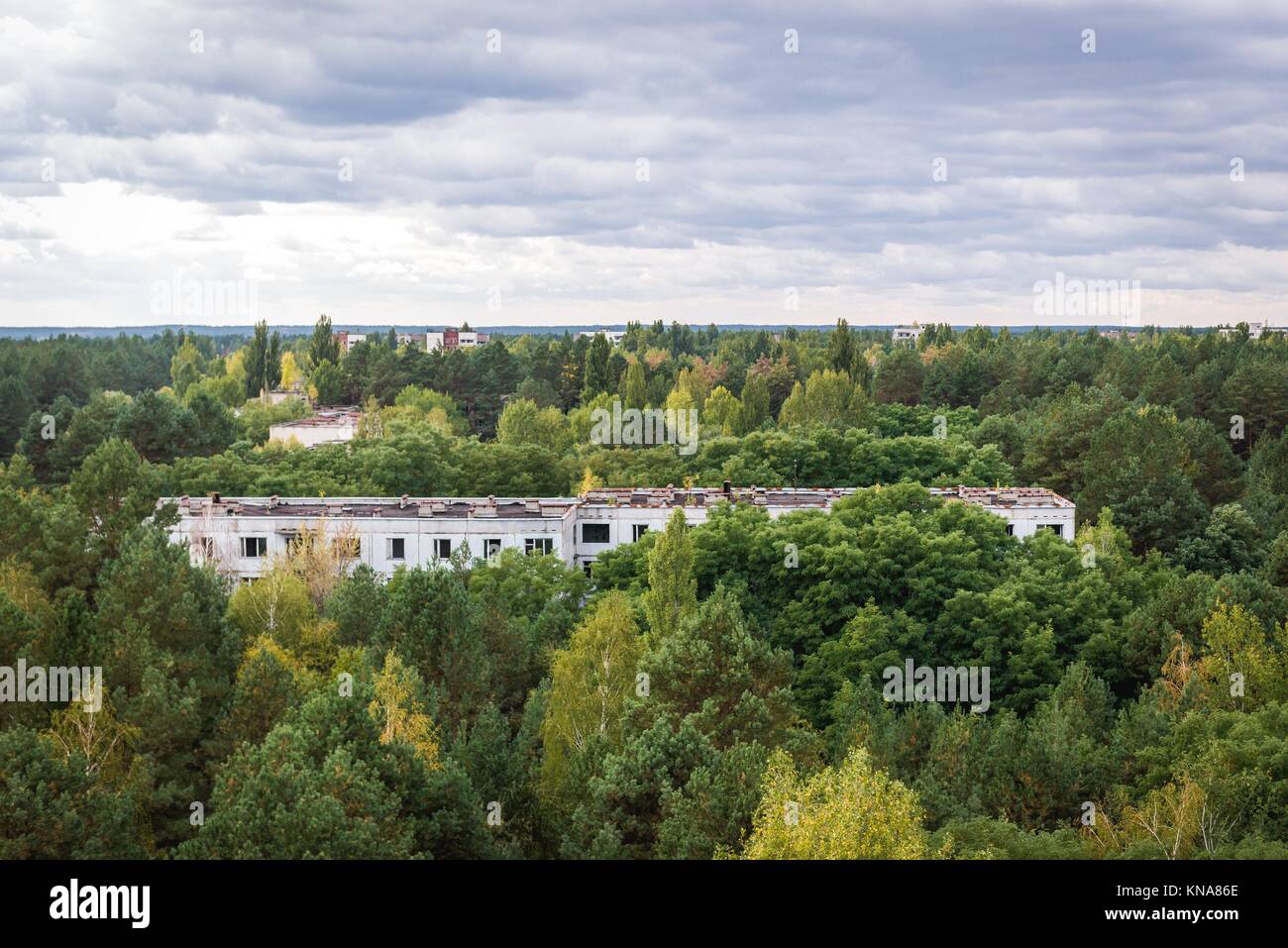 Nuclear disaster chernobyl aerial hi-res stock photography and images ...