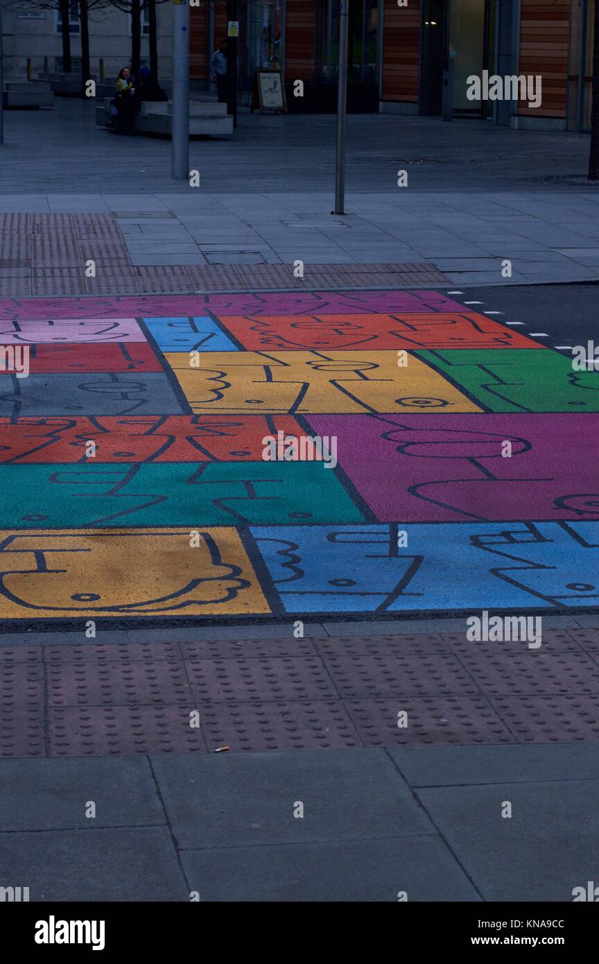 Camille Walala's colourful pedestrian crossing on Southwark Street ...