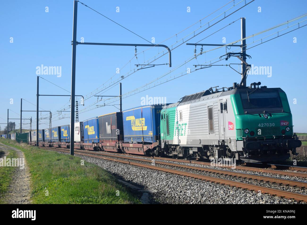 Goods train hi-res stock photography and images - Alamy