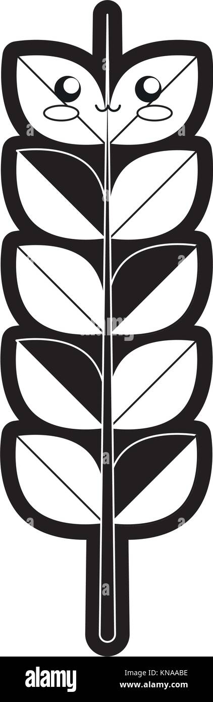 kawaii wheat vector illustration Stock Vector Image & Art - Alamy