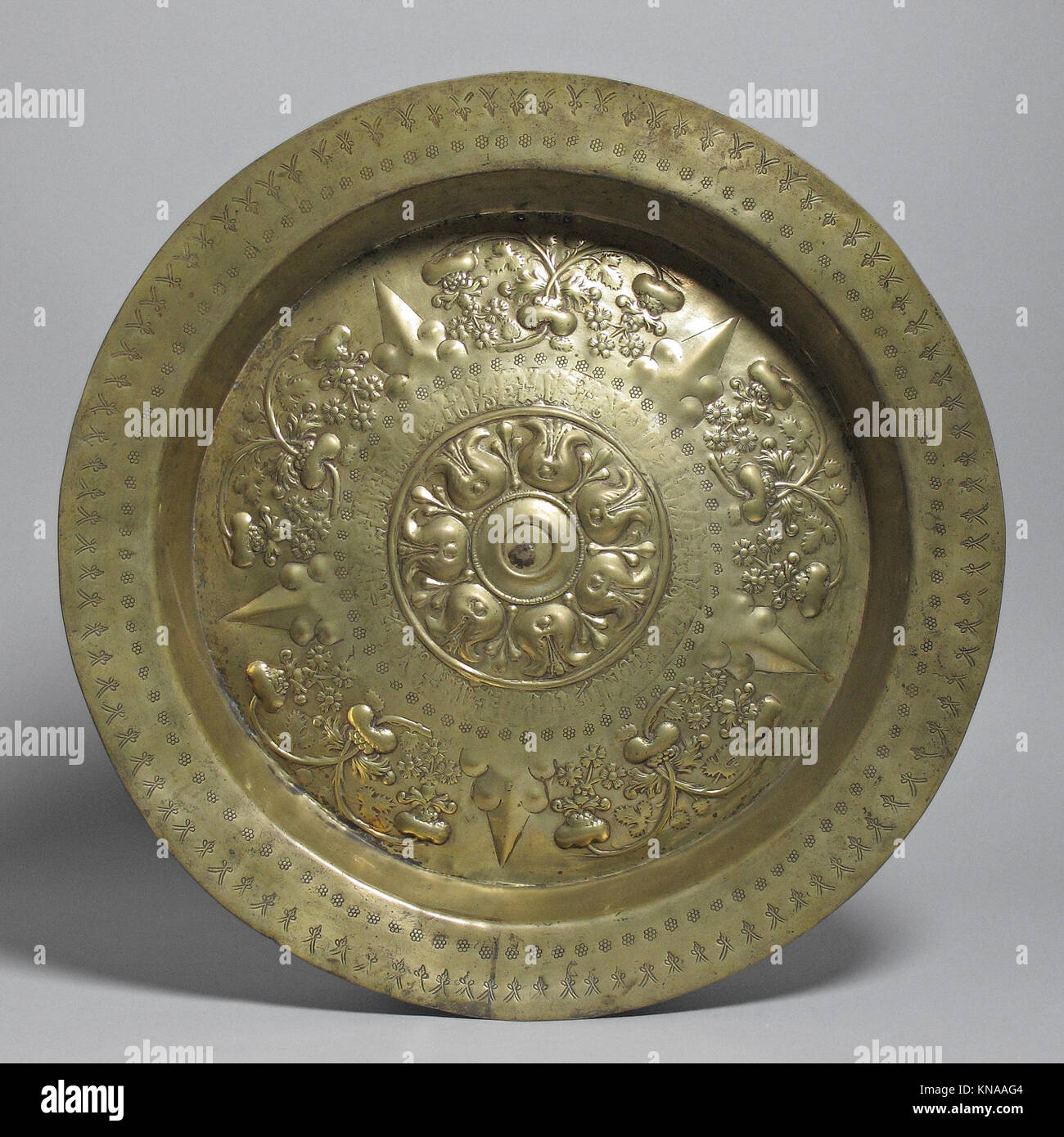 A large decorative charger, designed for display or ceremonial purposes ...