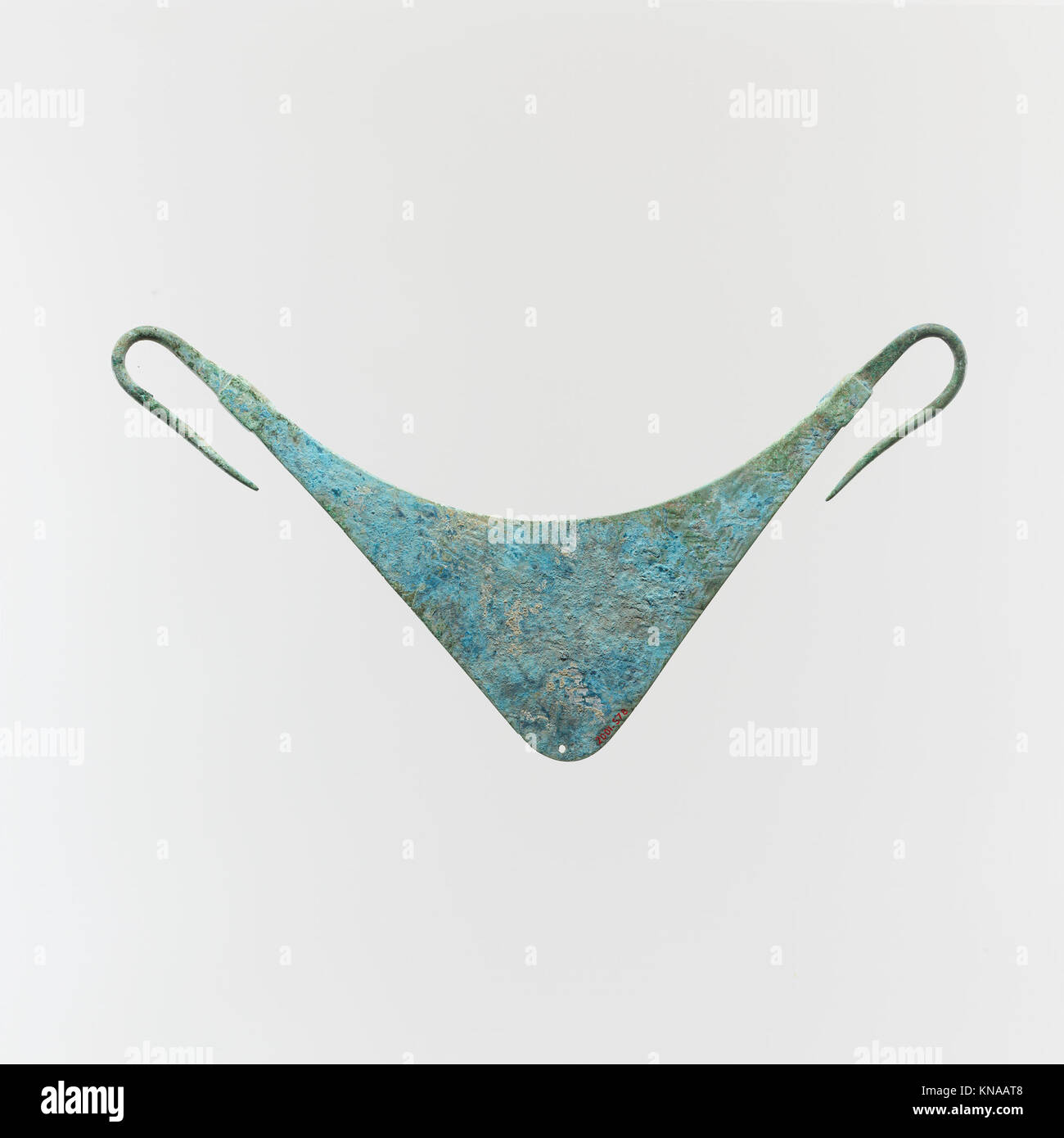 This bronze belt clasp dates back to the ancient period, exemplifying ...