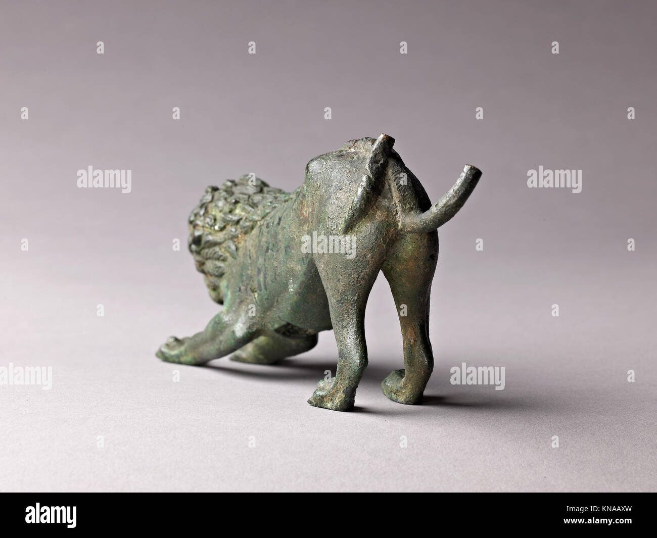 This crouching lion sculpture, part of the MET's collection, captures ...