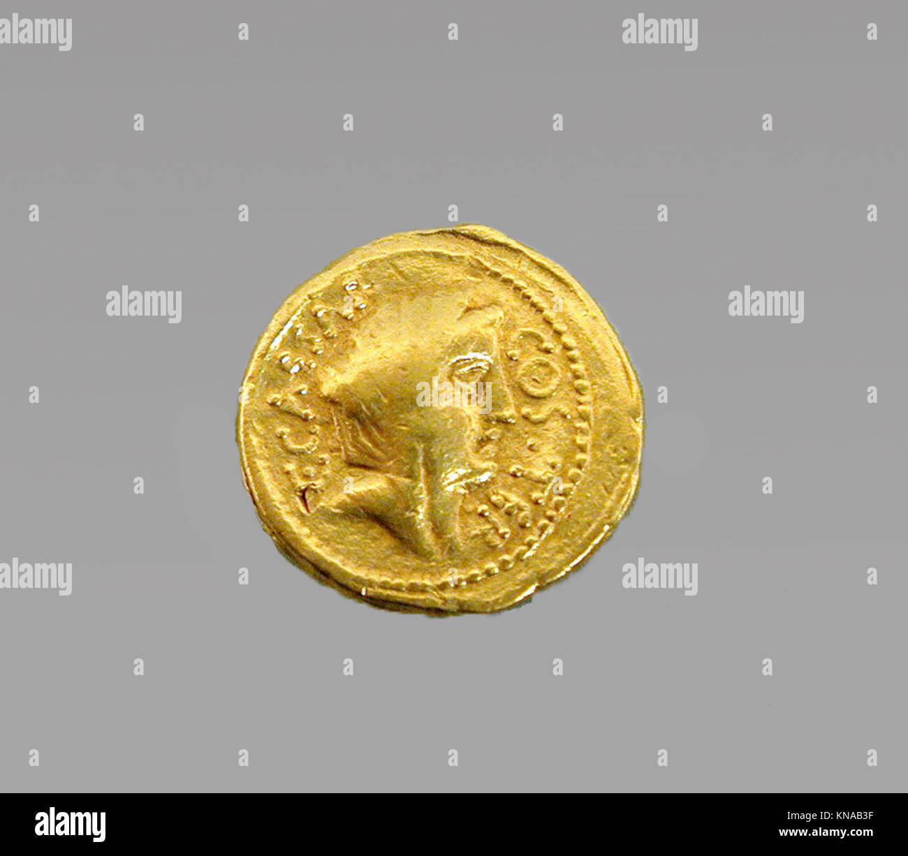 Julius caesar gold aureus minted hi-res stock photography and images ...