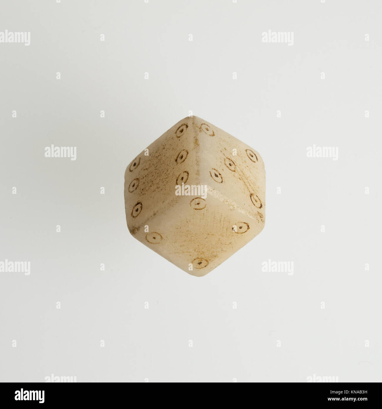 These dice, part of the museum's collection, are made from materials ...