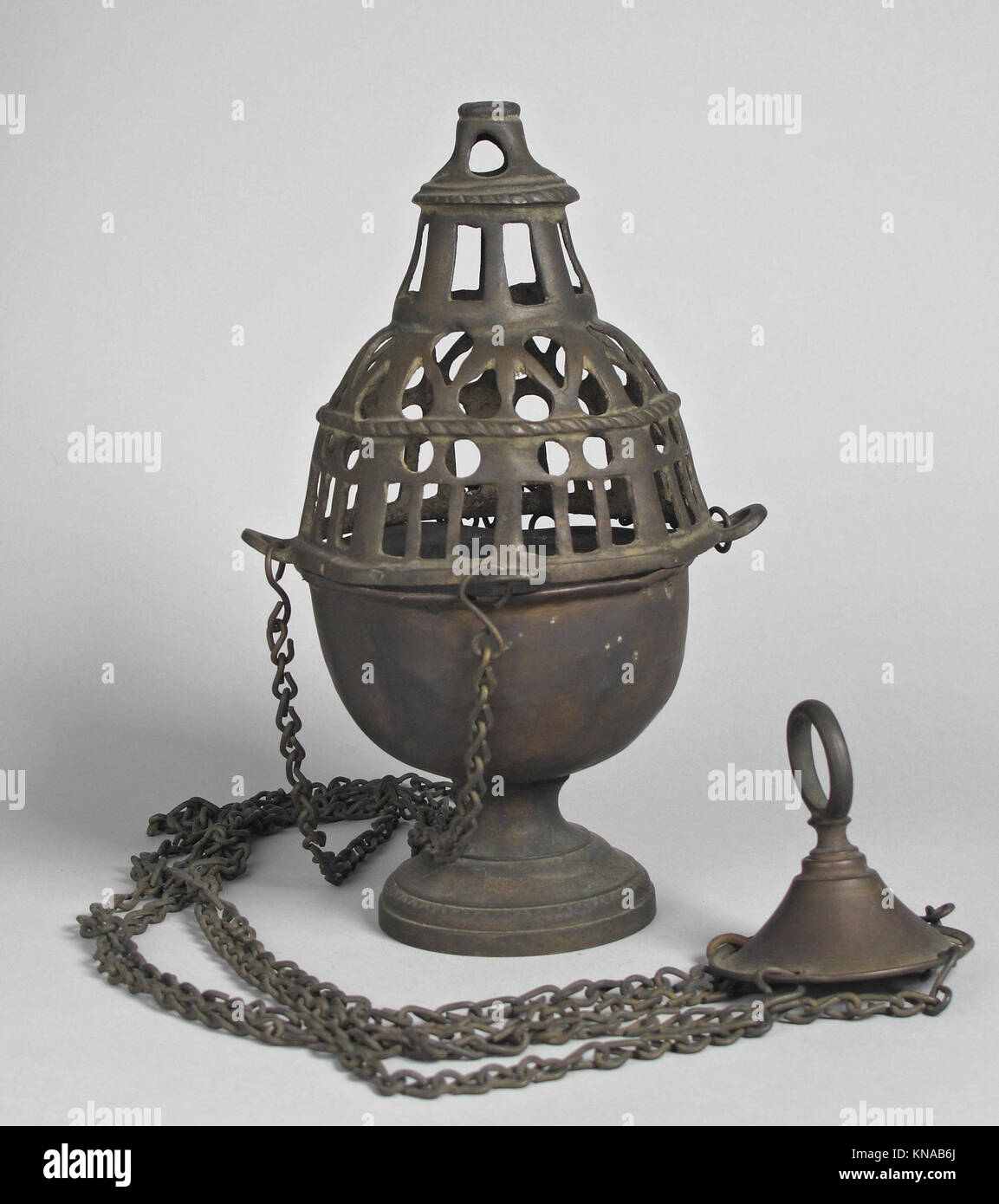 This censer, used in ritualistic practices, showcases the intricacies ...