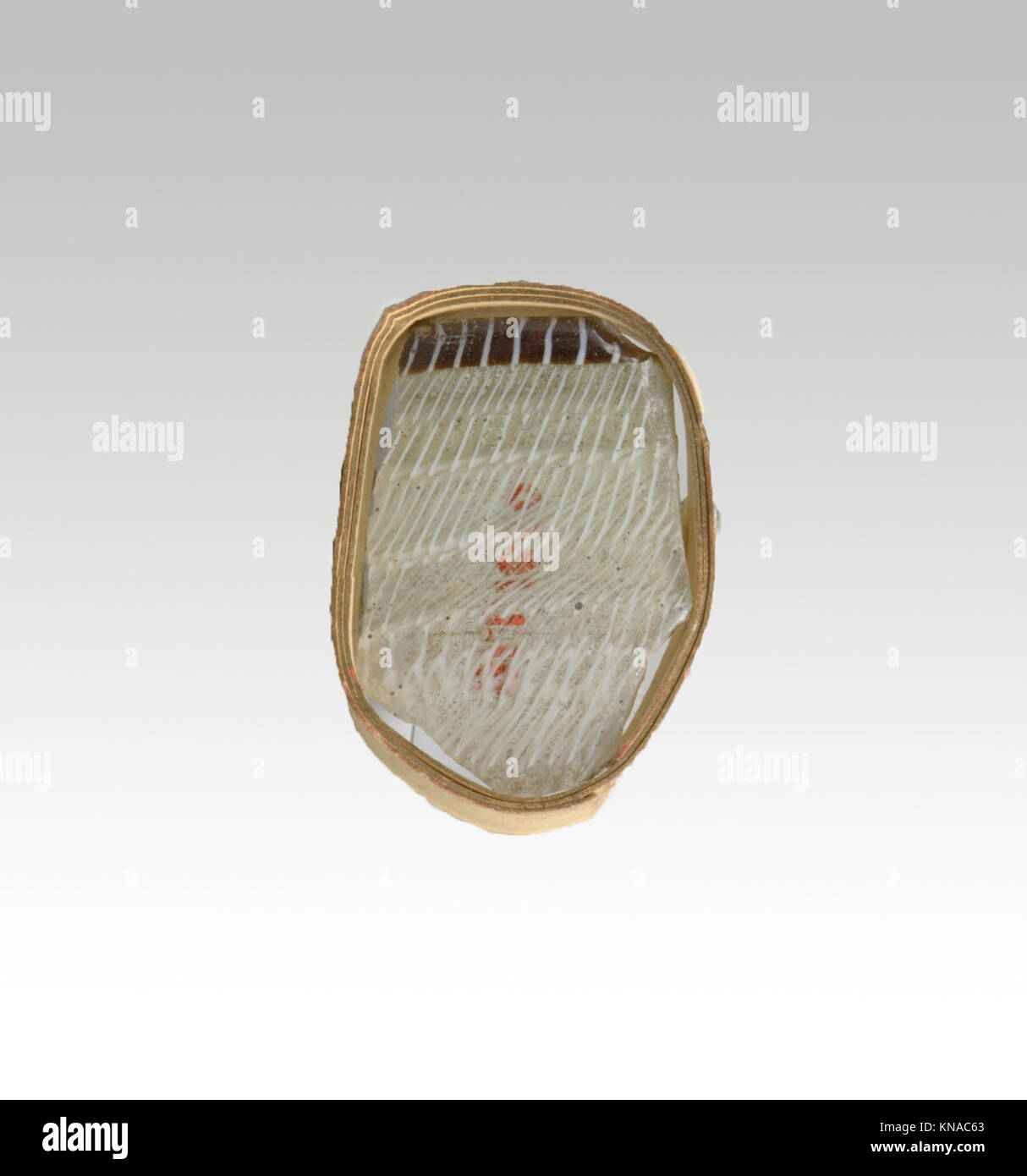 This fragment of a glass network mosaic illustrates the skill involved ...