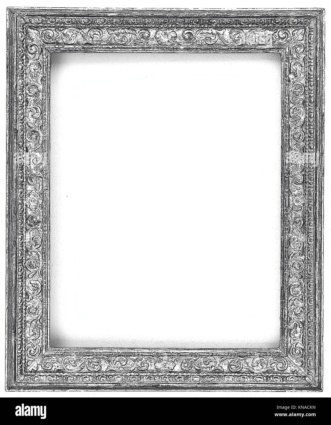 Intricate border detailing Black and White Stock Photos & Images - Alamy