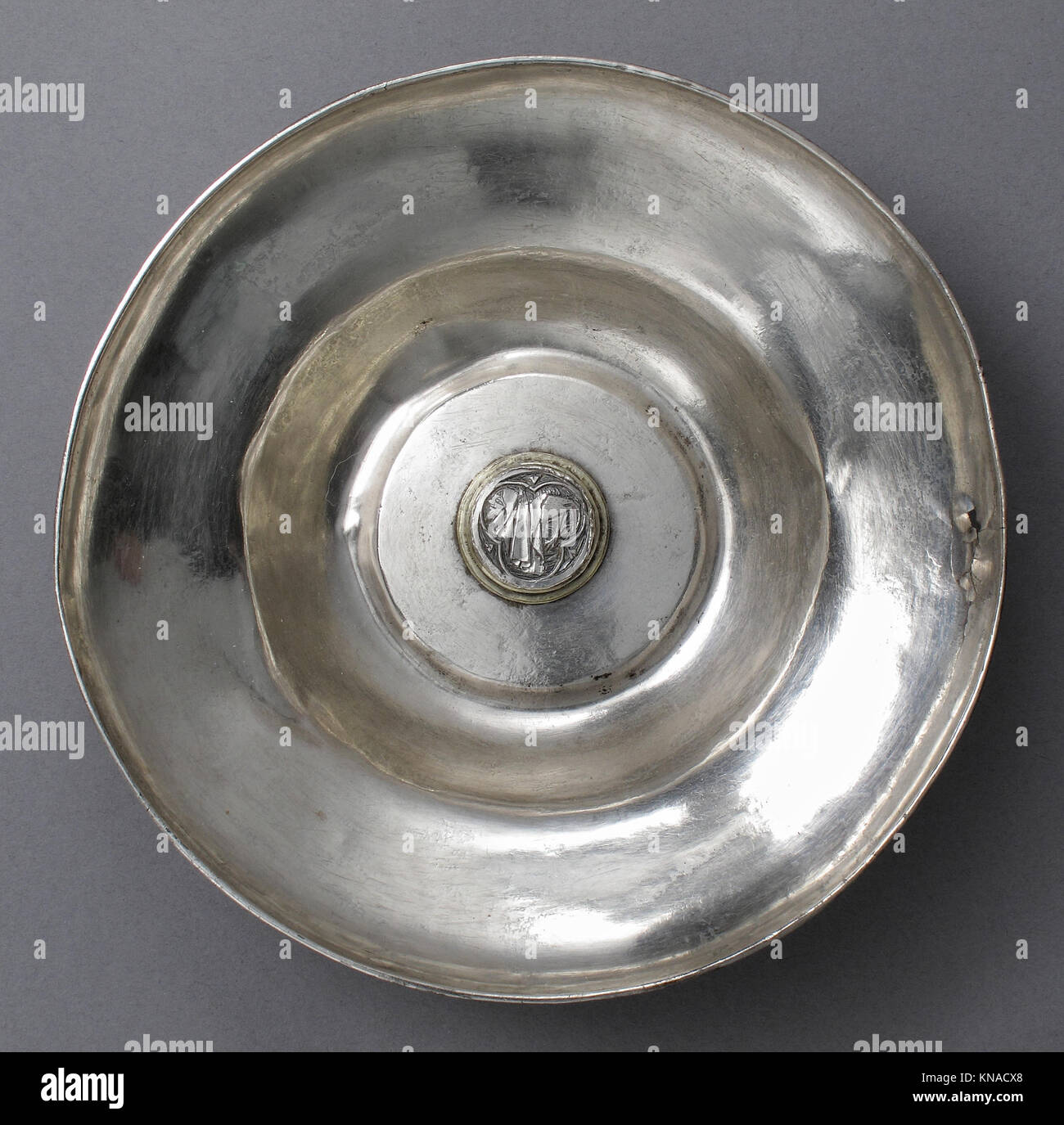 A drinking vessel, known as a Hanap, one of a pair. It reflects the ...