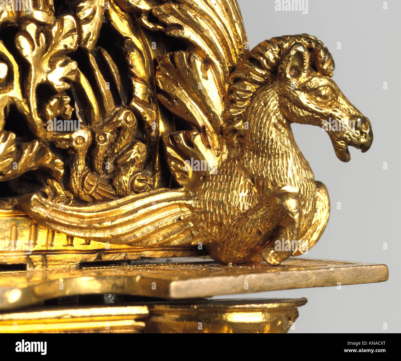 This astronomical table clock, part of the MET collection, features a ...