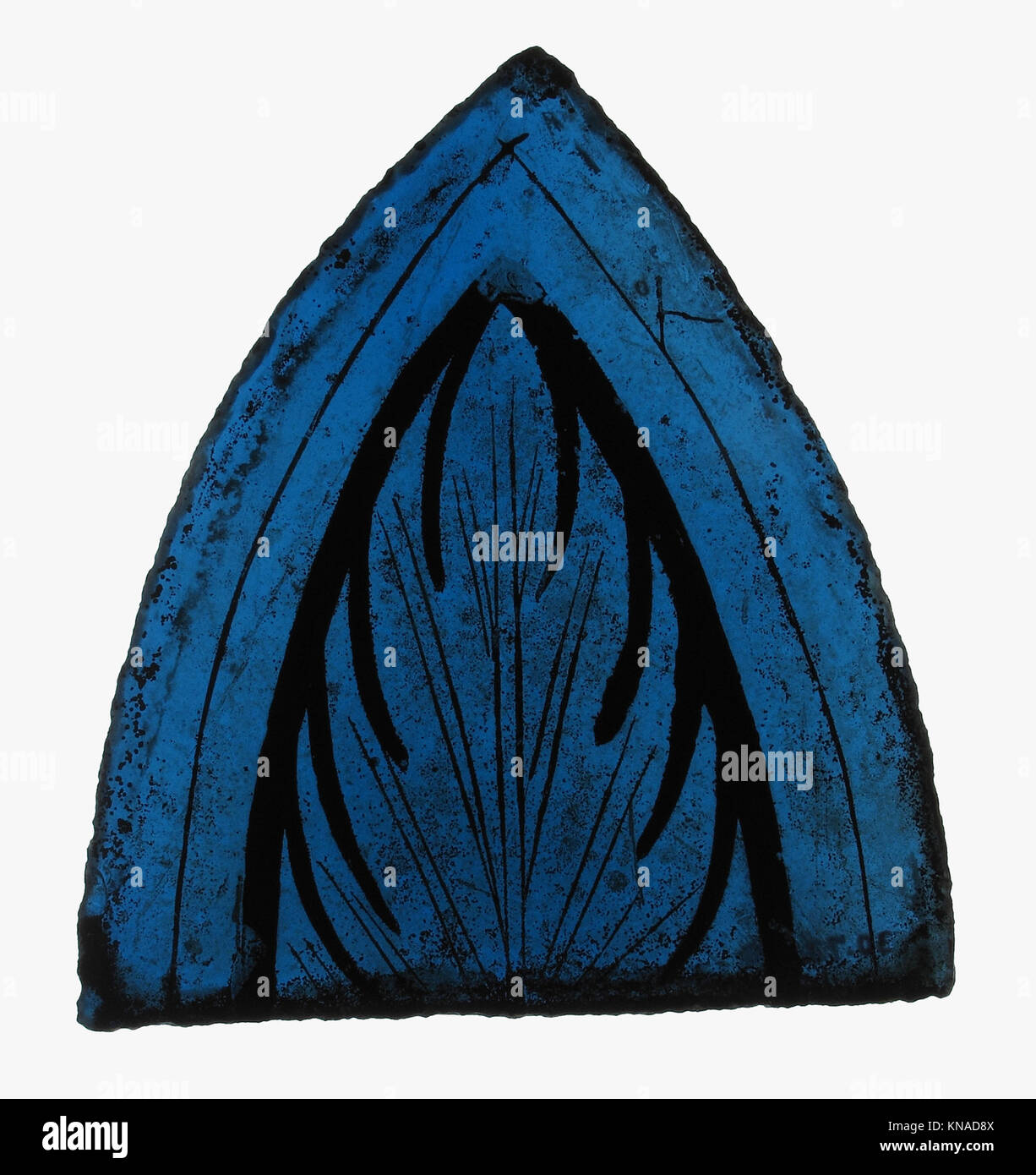 This glass fragment, cataloged as MET cdi30-73-110, represents a small ...