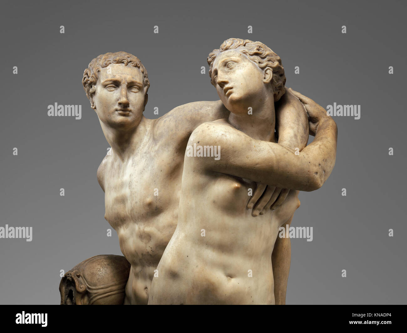 This artwork depicts the mythological story of Alpheus and Arethusa ...