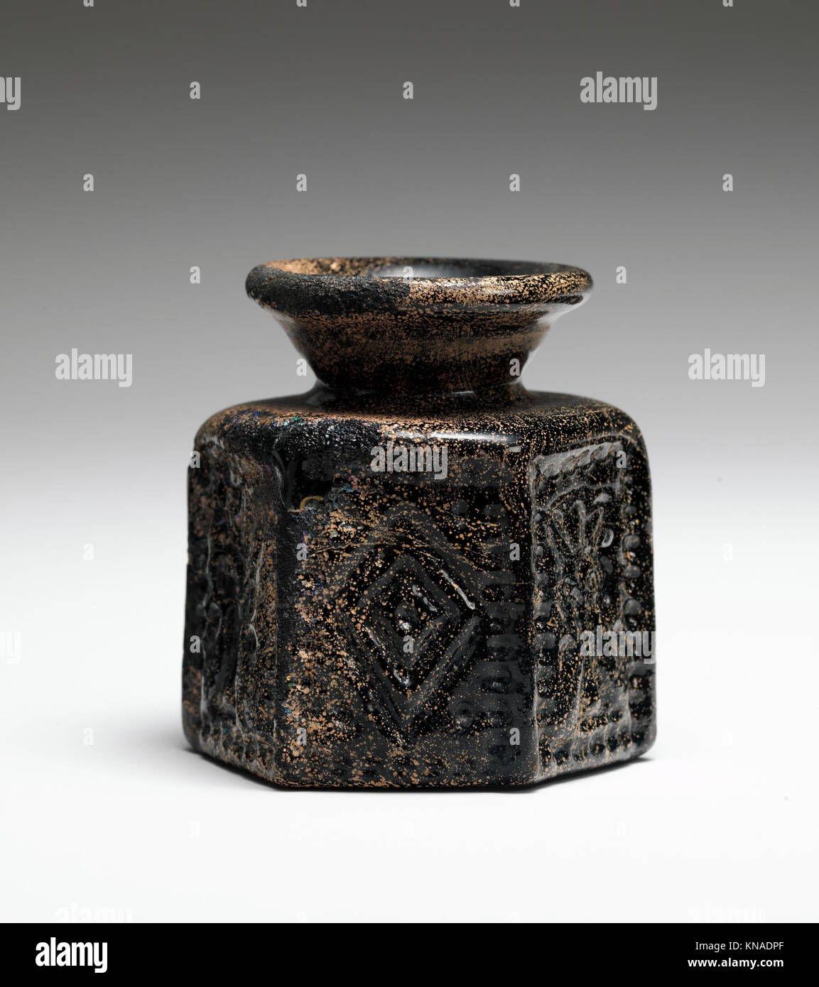 Hexagonal Pilgrim's Jar with Jewish Symbol MET DP240080 465957 Stock ...