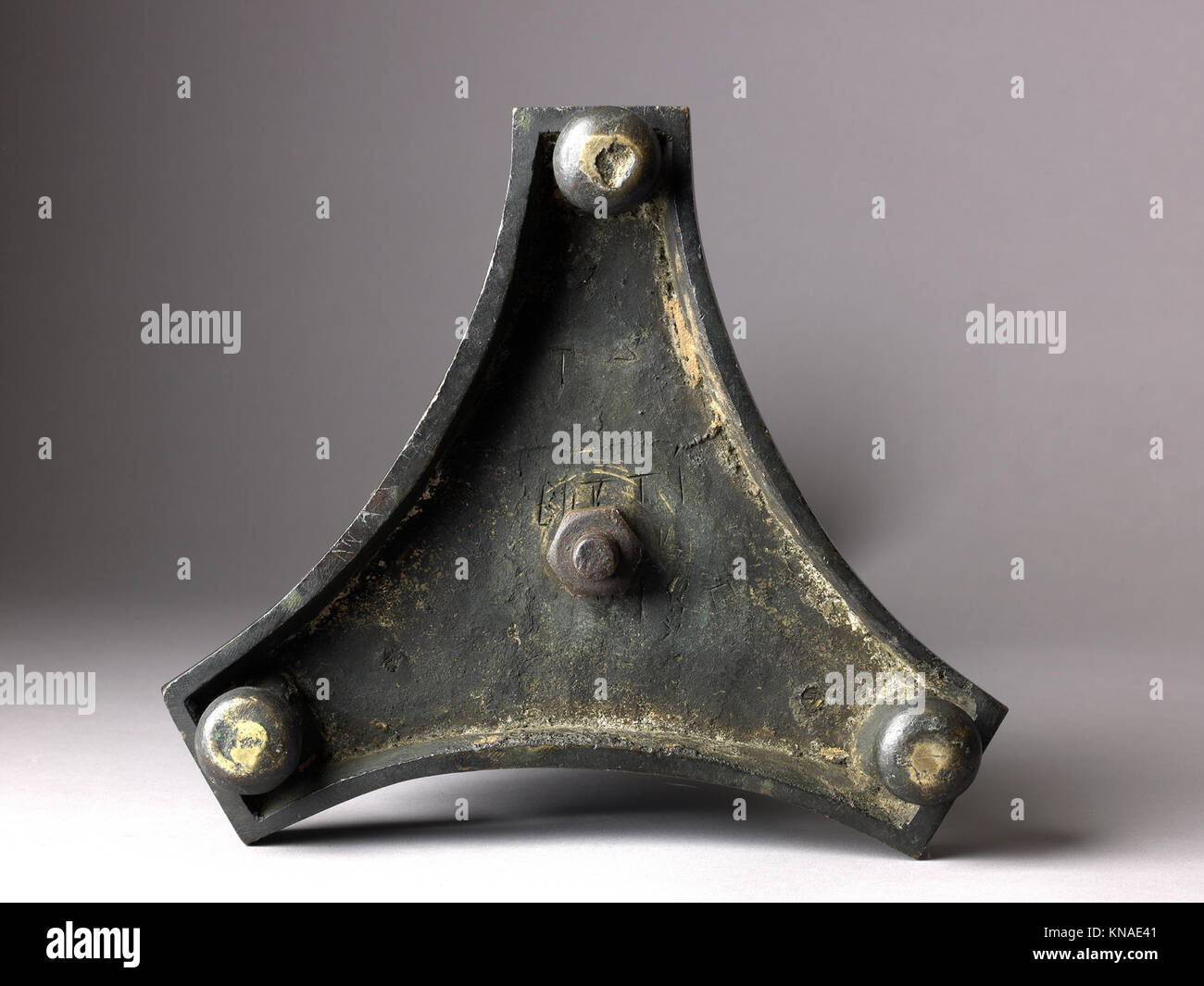 This candlestick features intricate figures of caryatids and putti ...