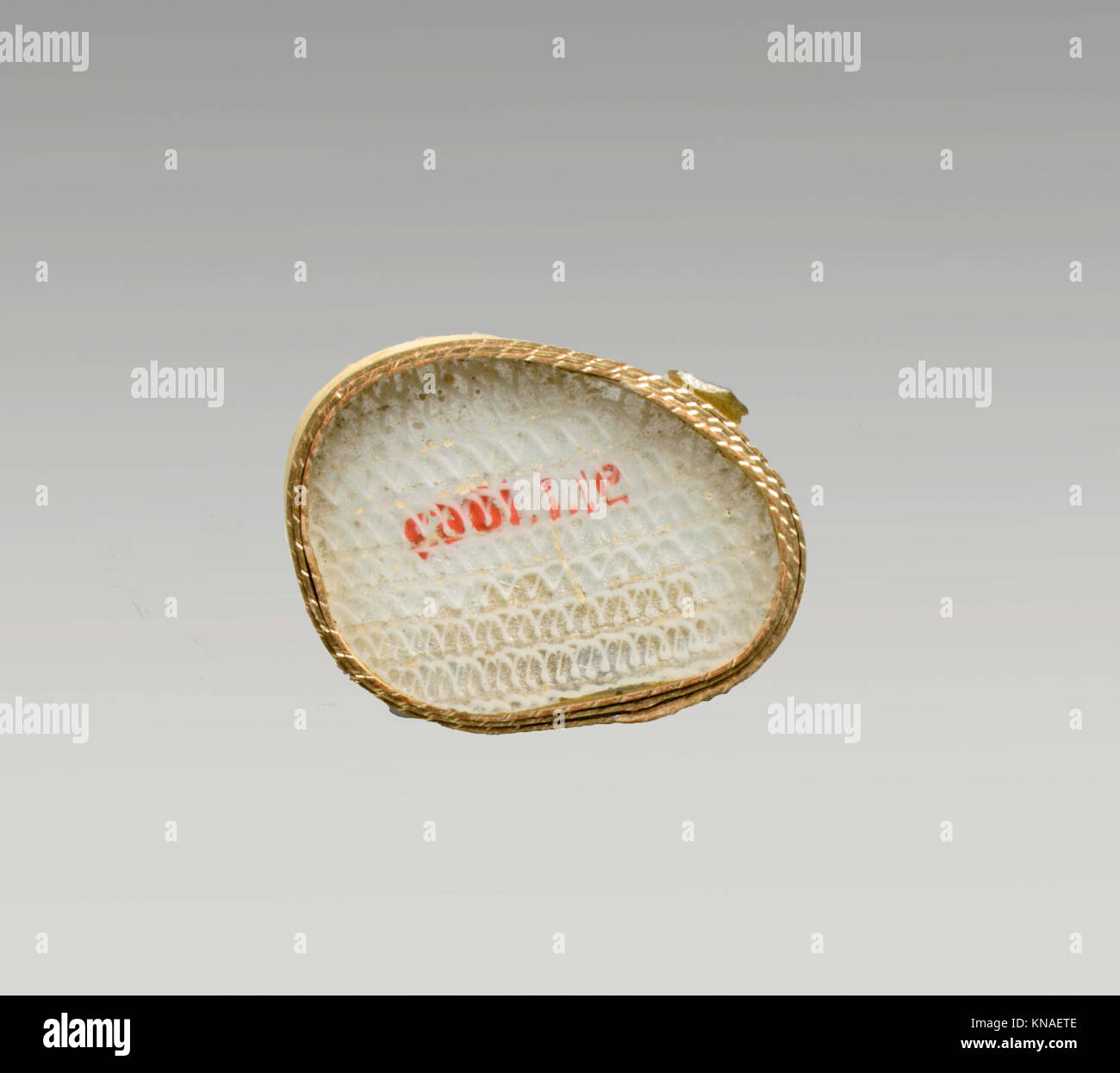 This glass network mosaic fragment illustrates intricate patterns ...