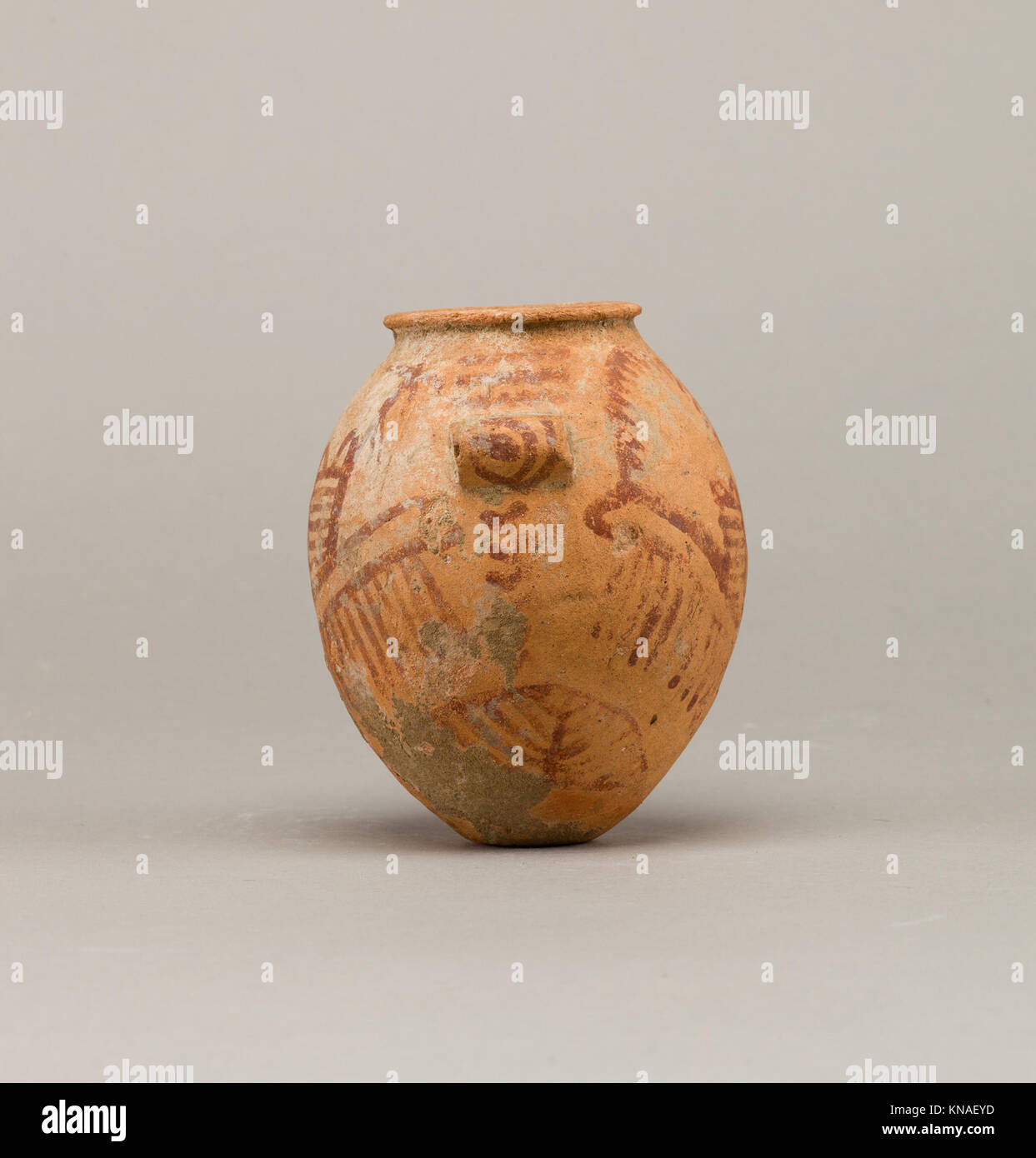 A decorated ware jar with two boats, highlighting maritime culture and ...