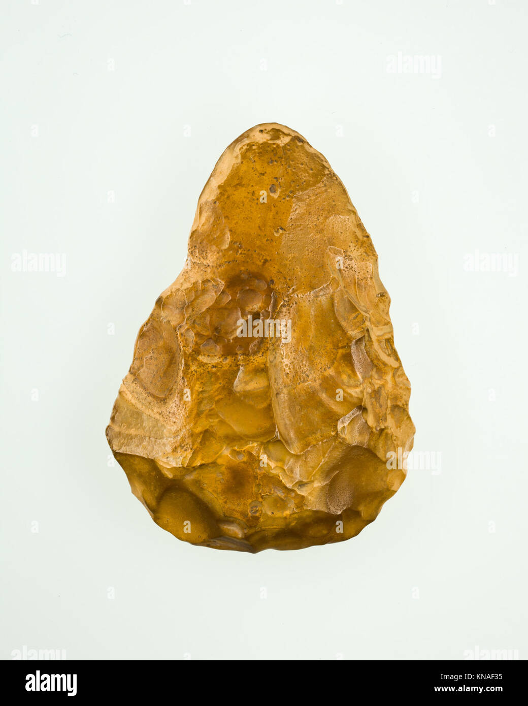This arrowhead is an example of ancient weaponry, showing the ...