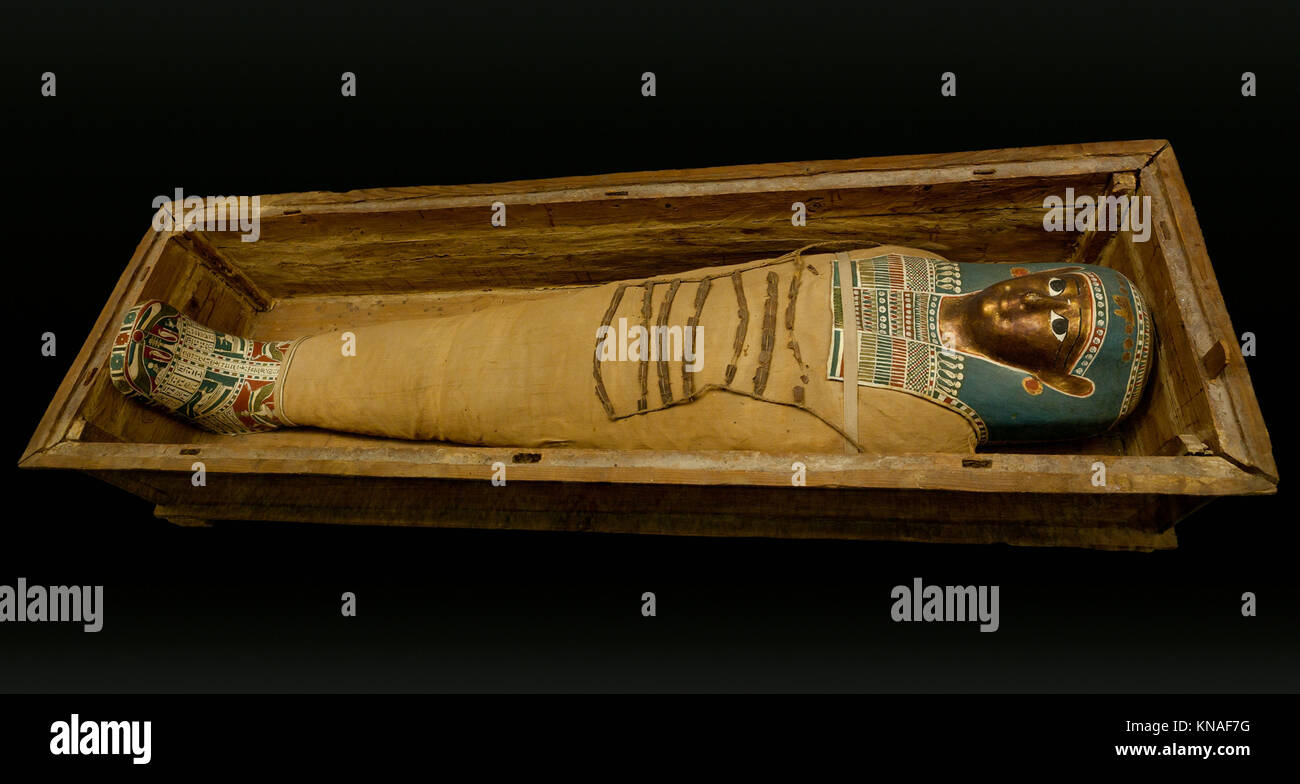 The coffin of Tasheriteniset is an ancient Egyptian funerary object ...