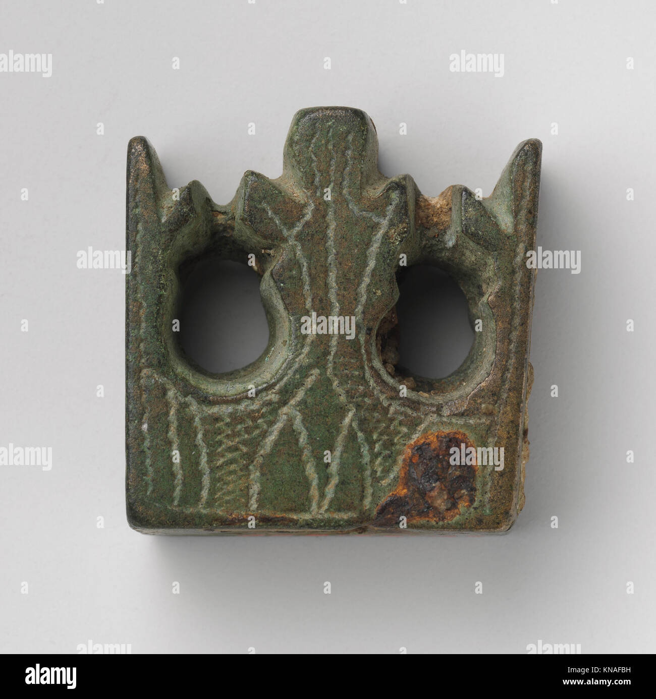 This dagger pommel is a finely crafted piece from an ancient weapon ...