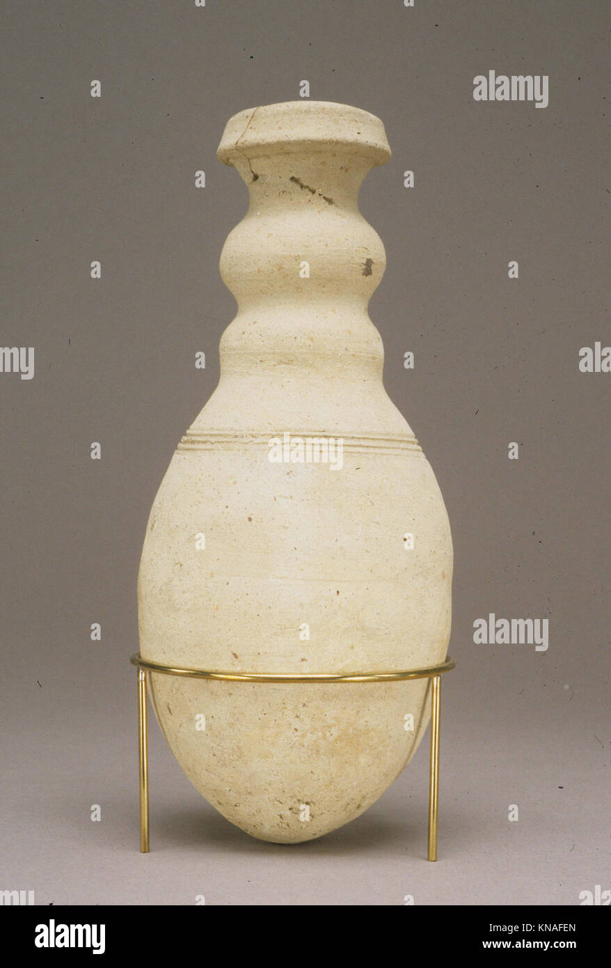 This bottle-necked jar, part of the MET collection, is an example of ...