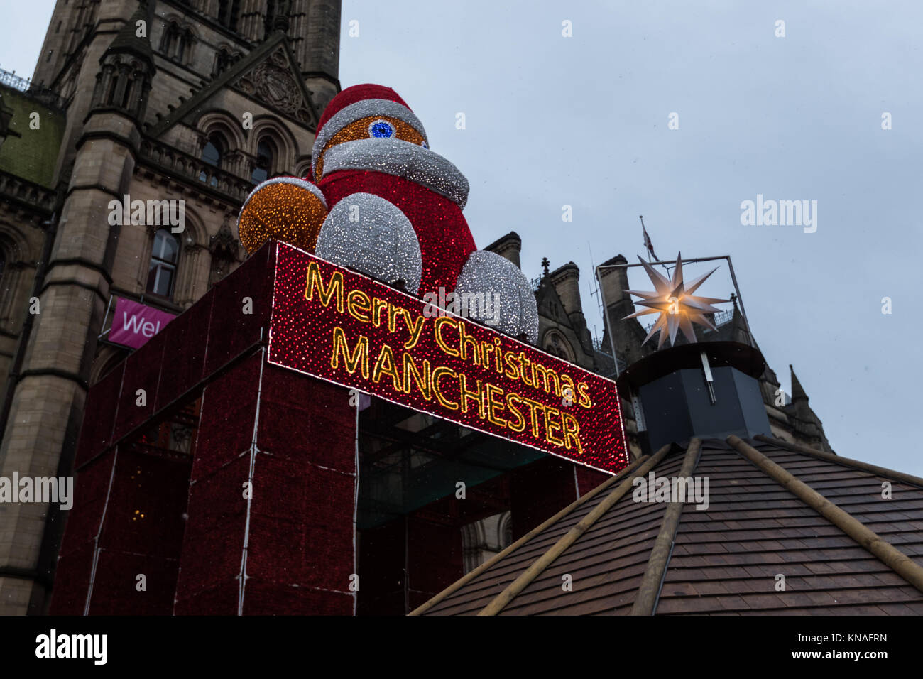 Shoppers And Revellers At Manchester Christmas Markets Around The City ...