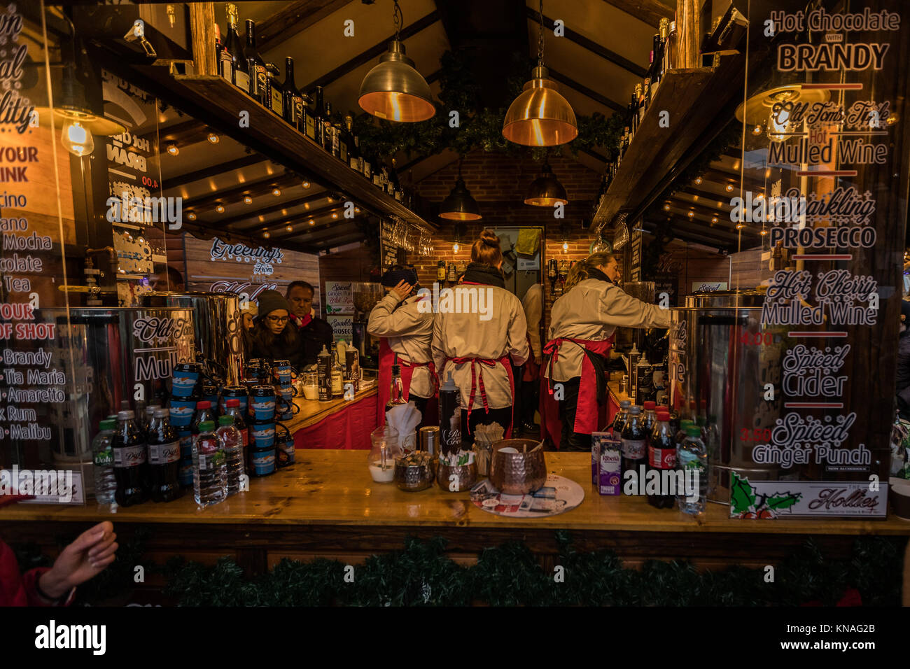 Shoppers And Revellers At Manchester Christmas Markets Around The City ...