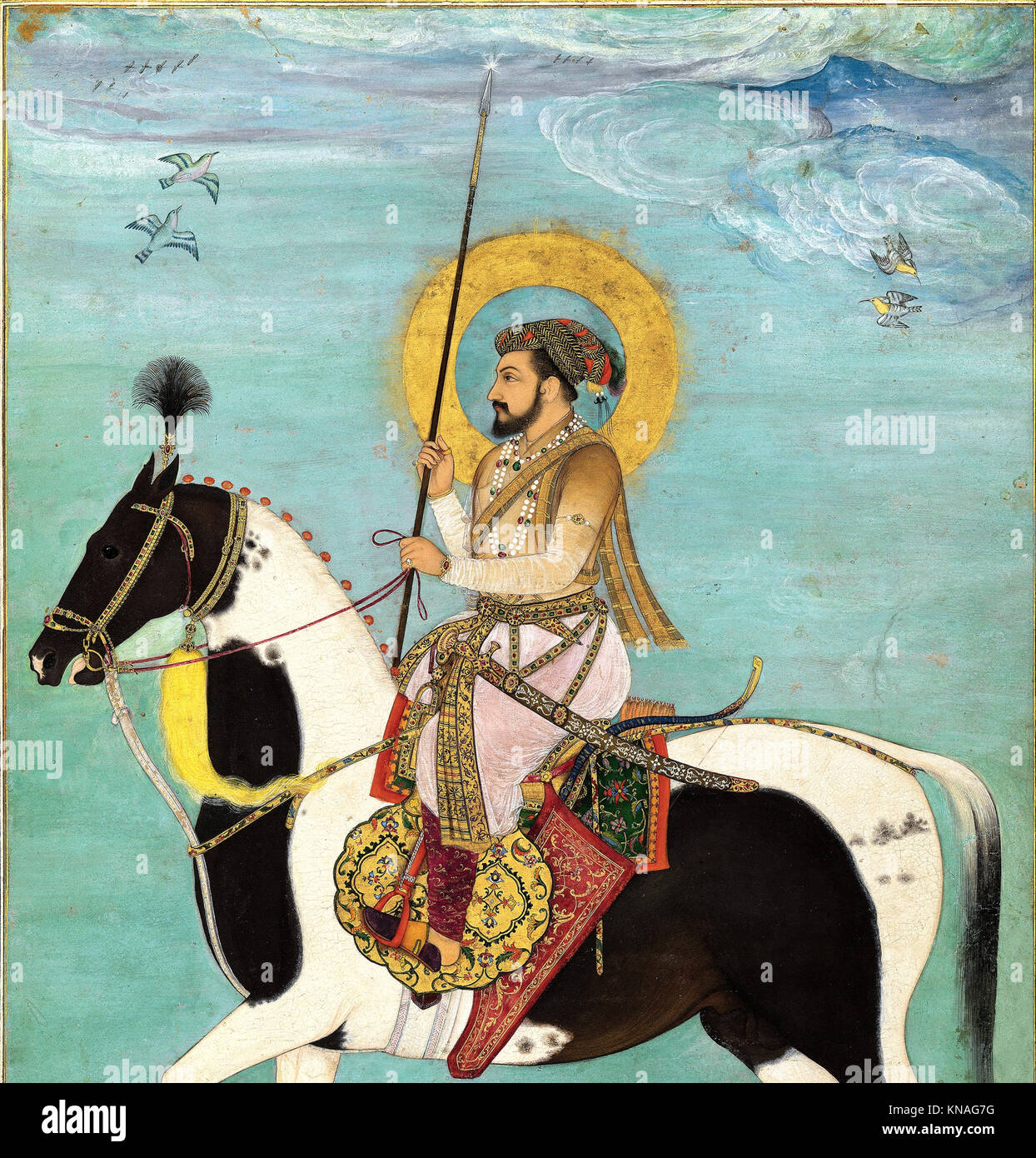 Mughal emperor shah jahan painting hi-res stock photography and images ...
