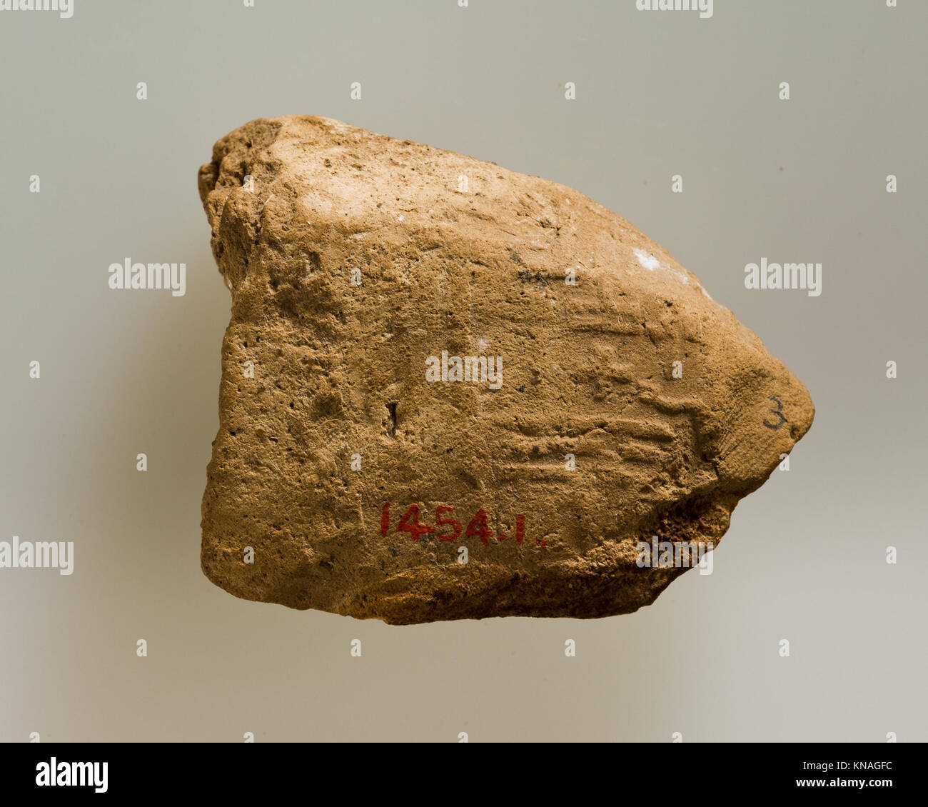 This clay jar sealing bears the name of Pharaoh Khasekhemwy ...