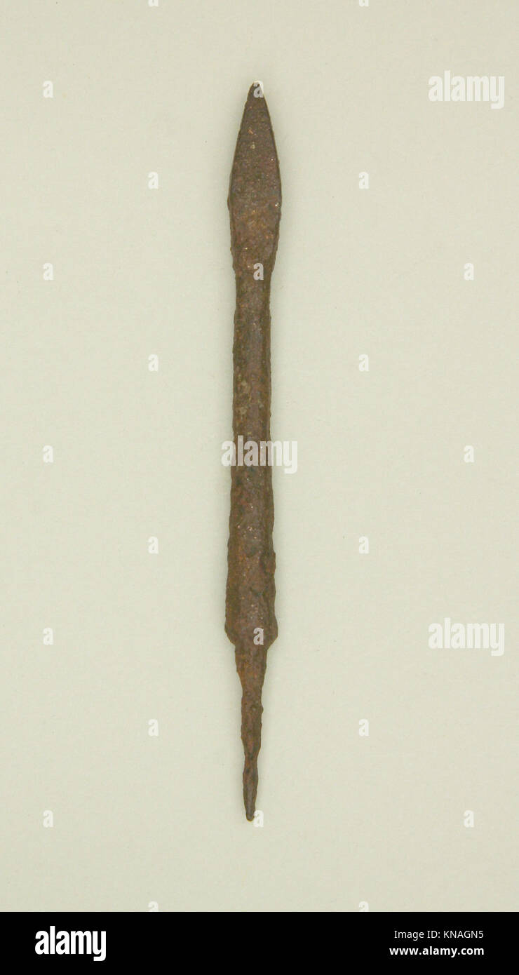 This arrowhead, part of the MET collection, highlights ancient weaponry ...