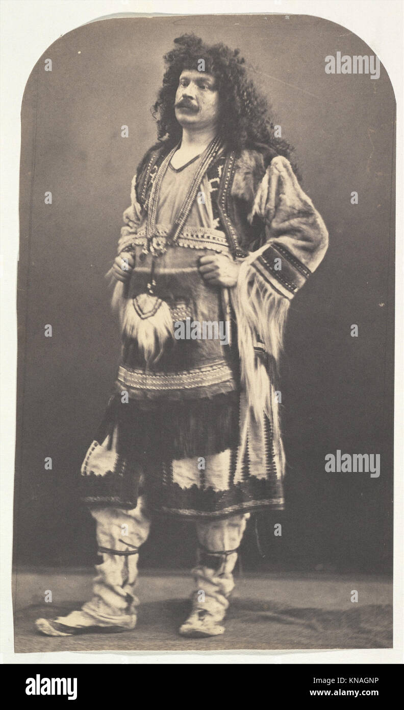 This self-portrait, created by the artist in American Indian costume ...