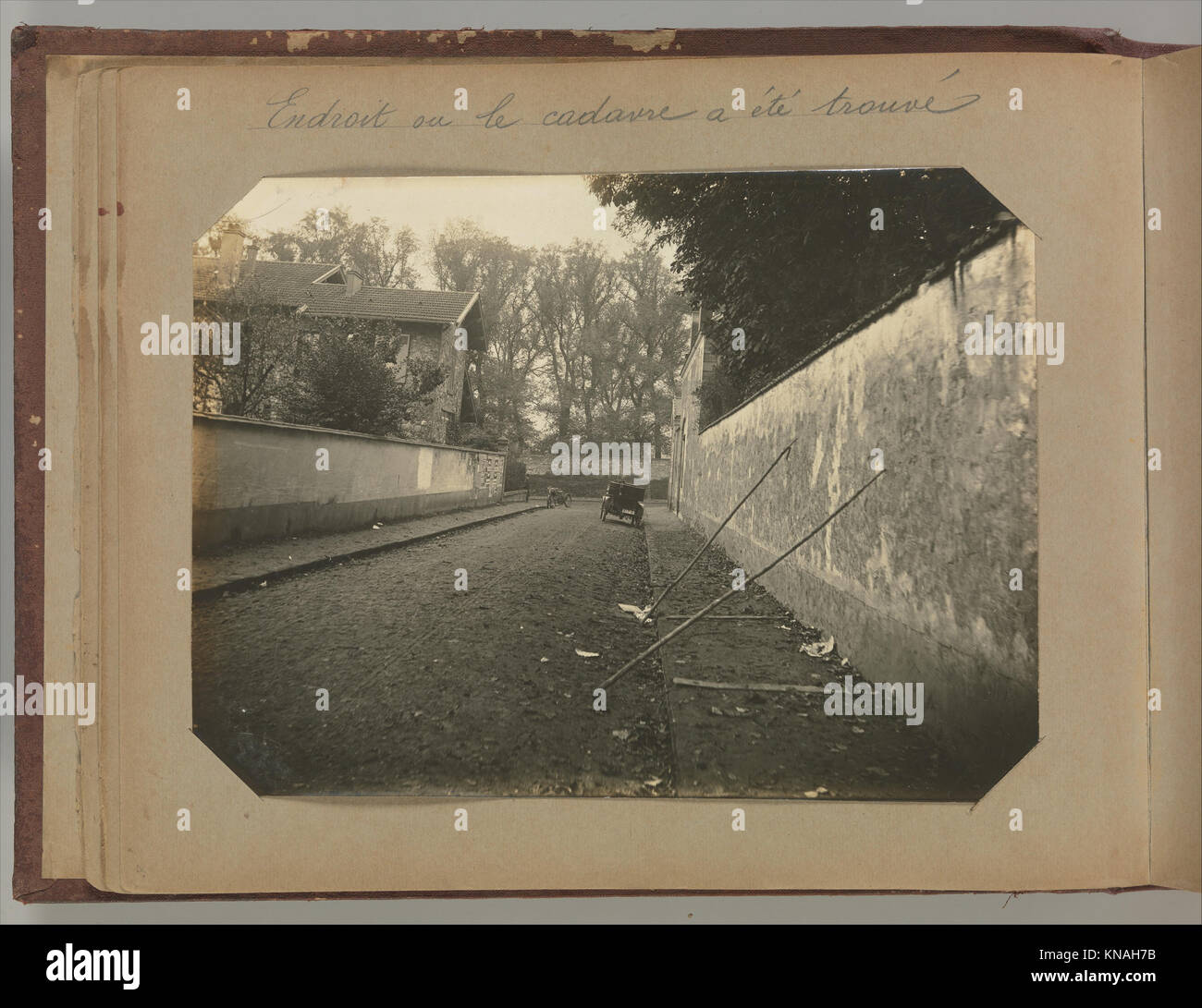 This album contains photographs documenting crime scenes in Paris ...