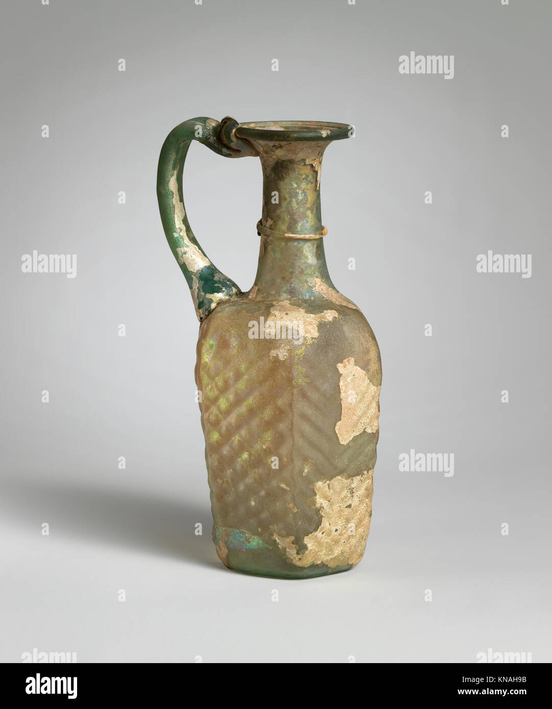 Glass hexagonal jug MET DP265538 252988 Roman, Syrian, Glass hexagonal ...