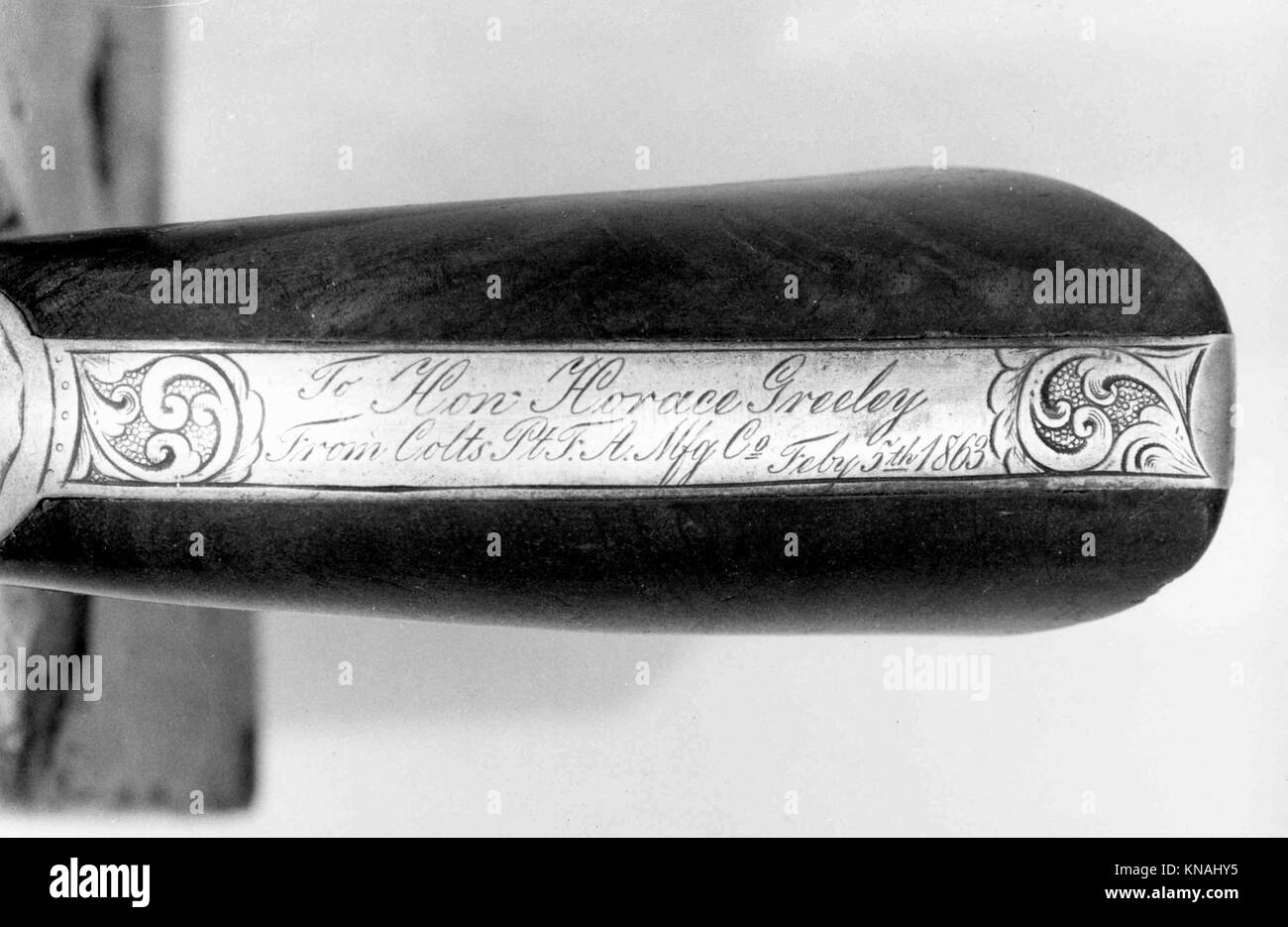 This Colt Model 1861 Navy Percussion Revolver, serial number 12240, is ...